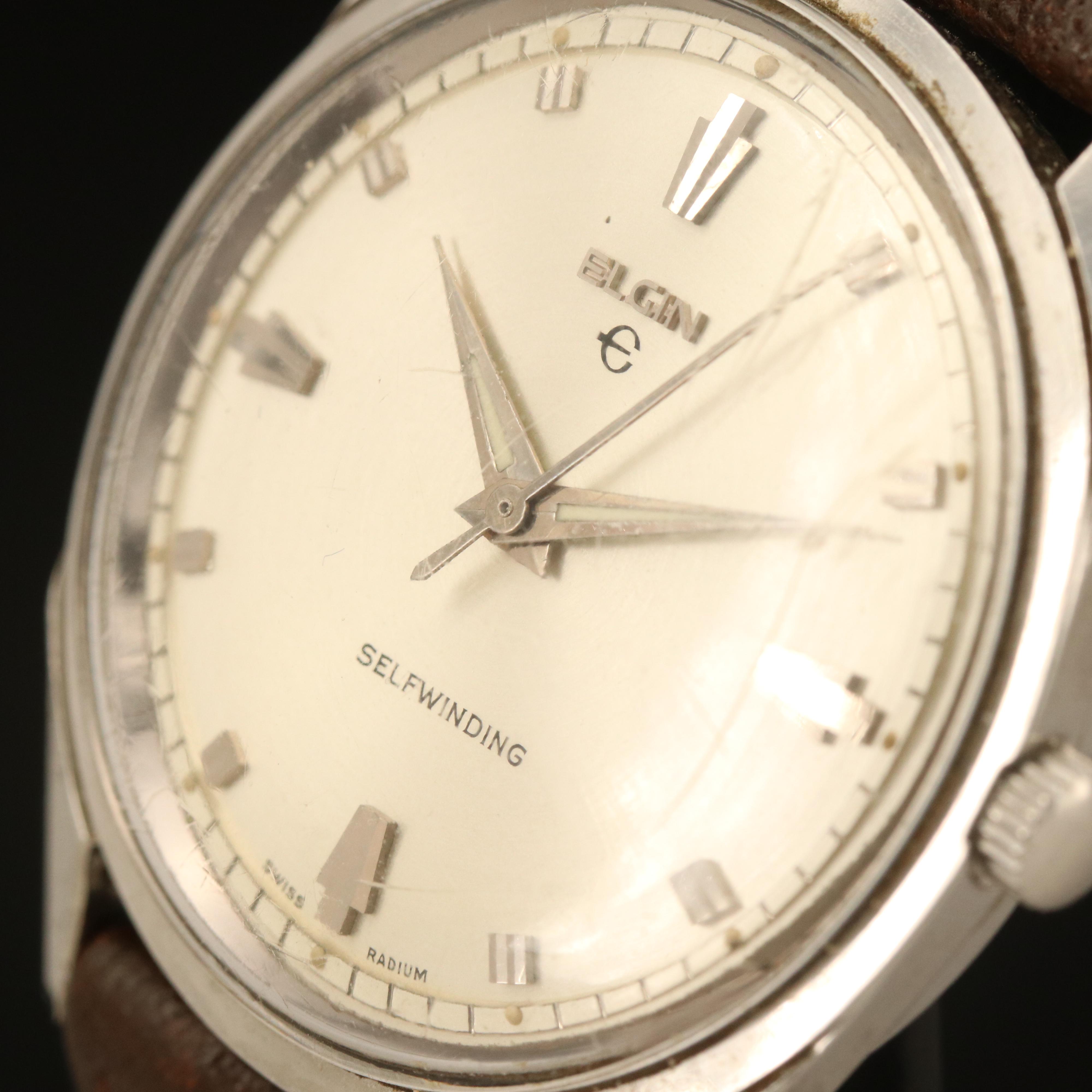 Elgin Self Winding Swiss Radium Wristwatch | EBTH