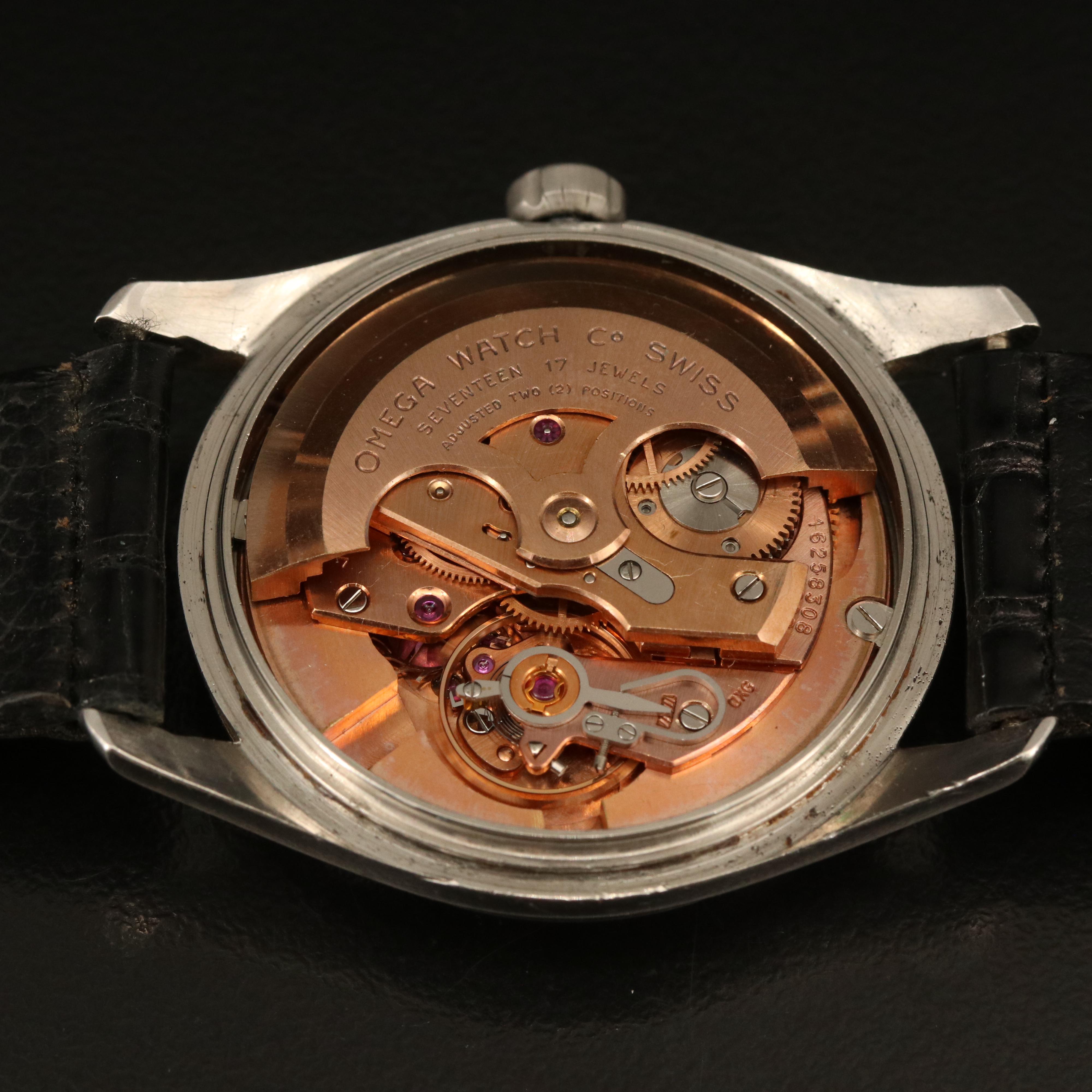 1958 Omega Seamaster Stainless Steel Wriswatch | EBTH