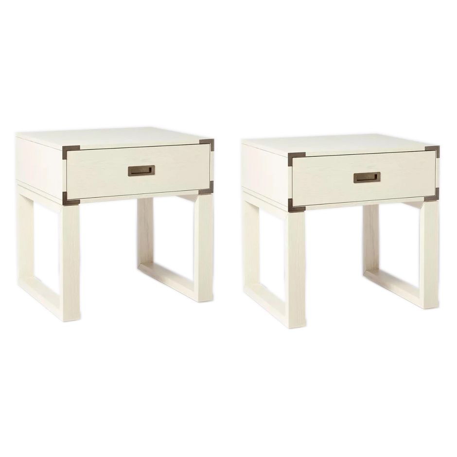 Two Threshold with Studio McGee Blue Creek Campaign Side Tables | EBTH