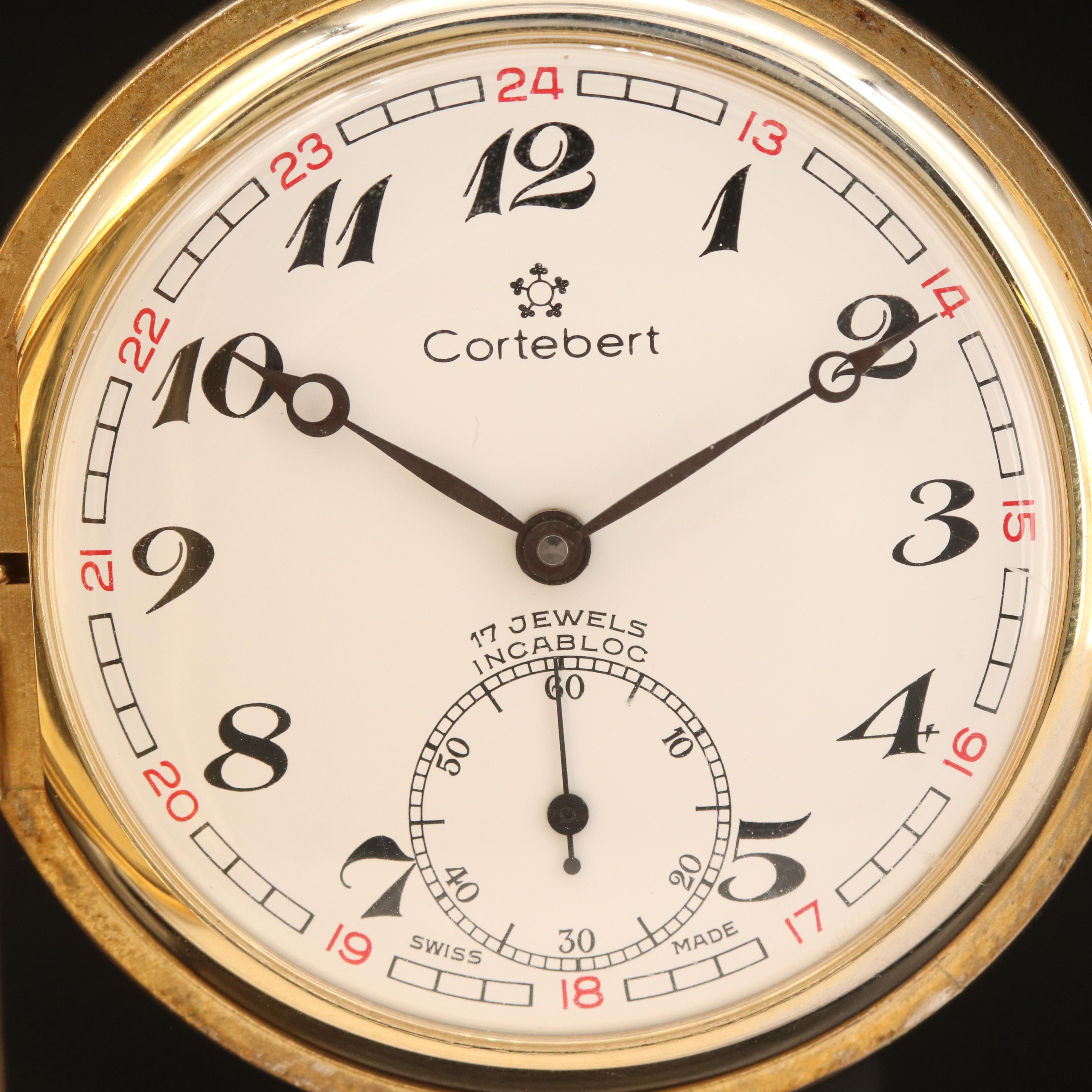 Cortebert Gold-Filled Swiss Pocket Watch | EBTH
