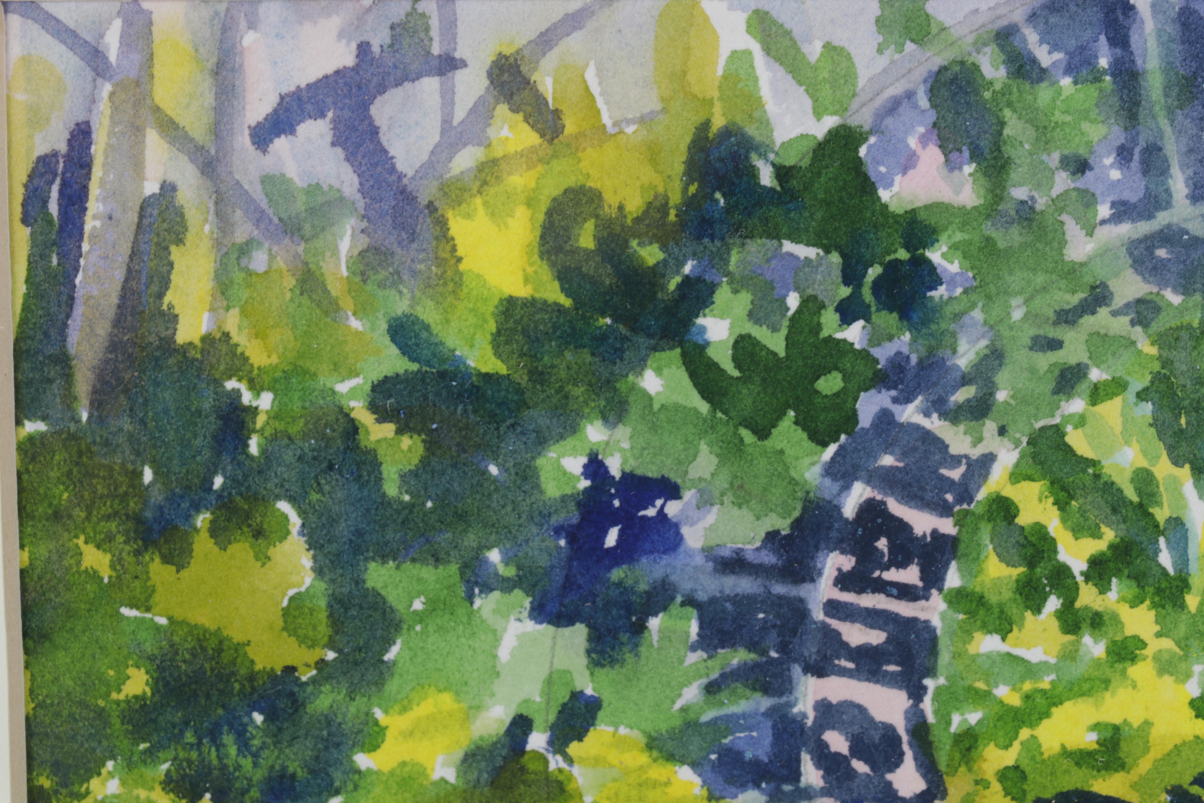 Ruth Vallis Watercolor Painting "Moon Gate, Cambridge Beach, Bermuda ...