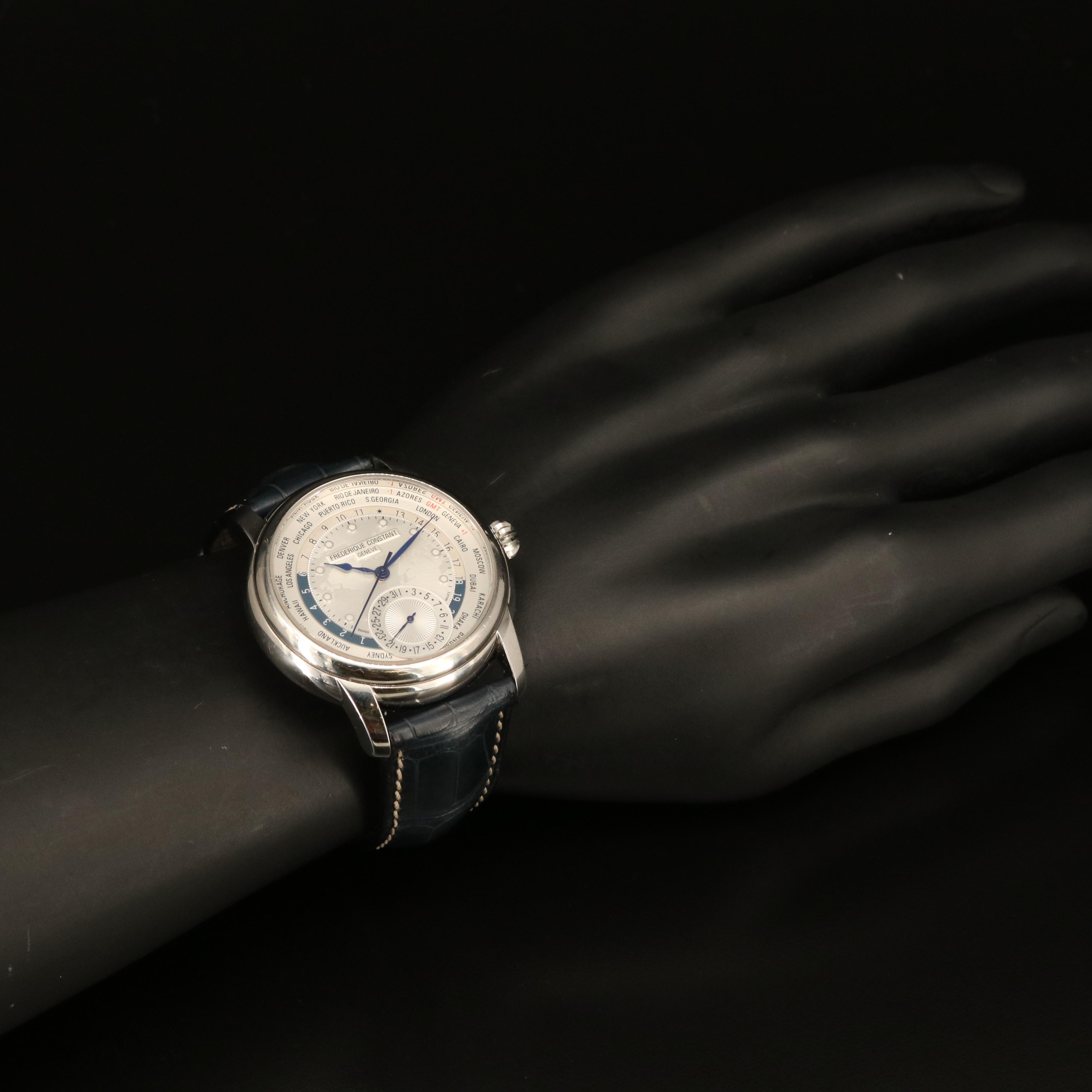 Frederique Constant Classic World Timer Manufacture Wristwatch | EBTH