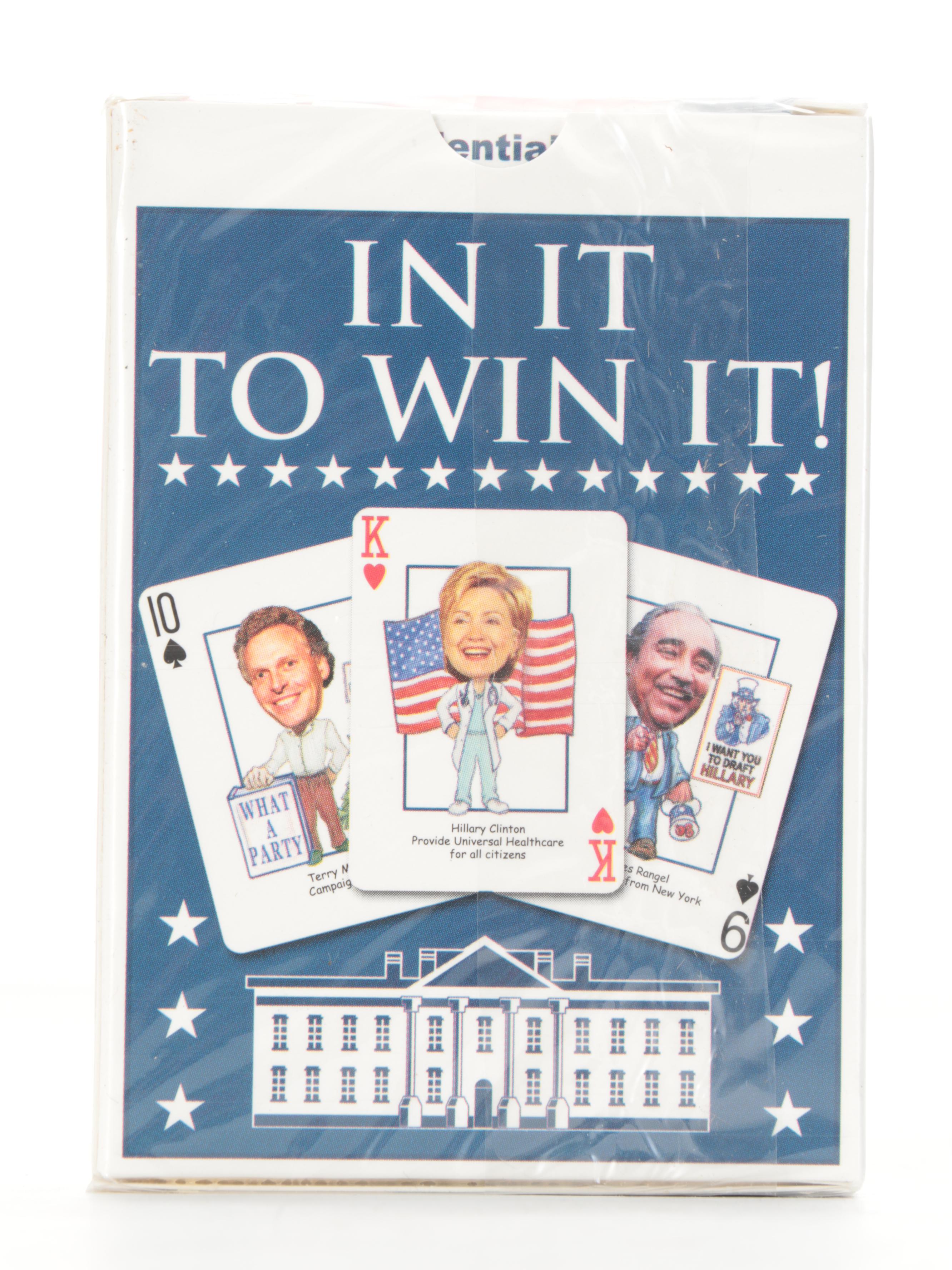 Presidential Decks Hillary Clinton Democratic Poker Playing Cards Sets ...