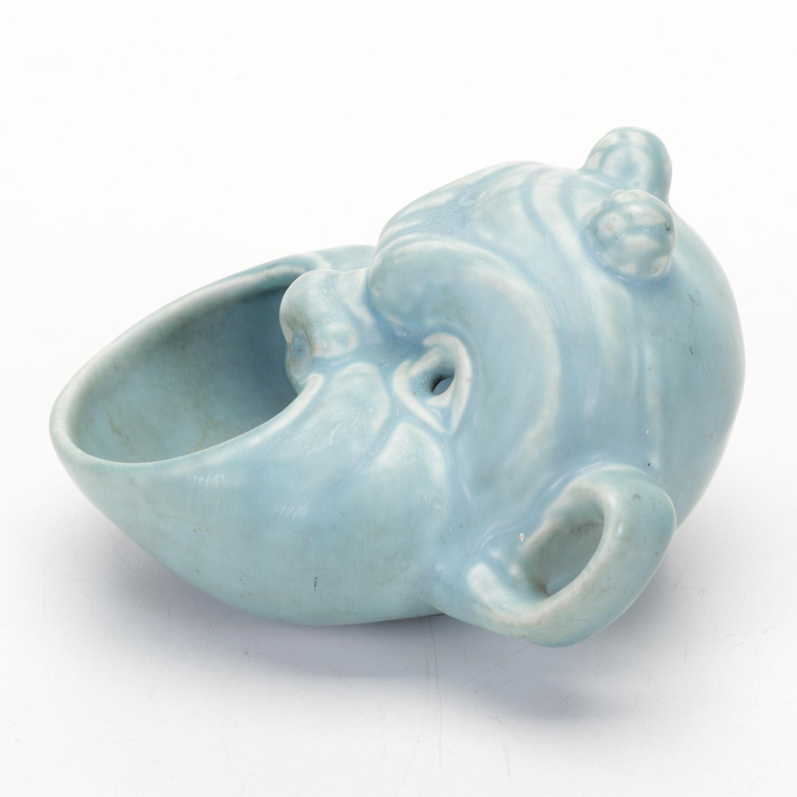 Rookwood Pottery "Devil Mask" Glazed Ceramic Ashtray, 1944 | EBTH