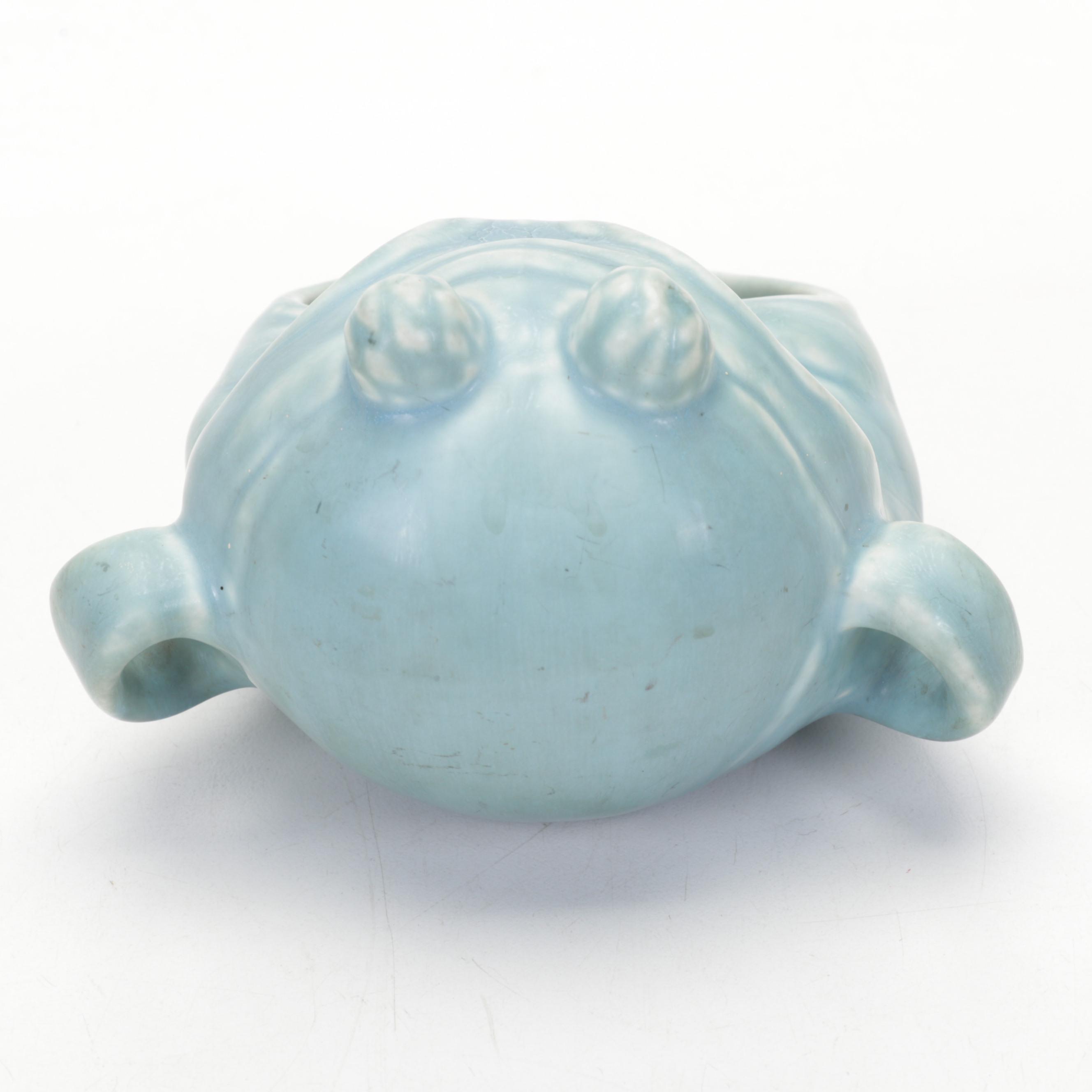 Rookwood Pottery "Devil Mask" Glazed Ceramic Ashtray, 1944 | EBTH