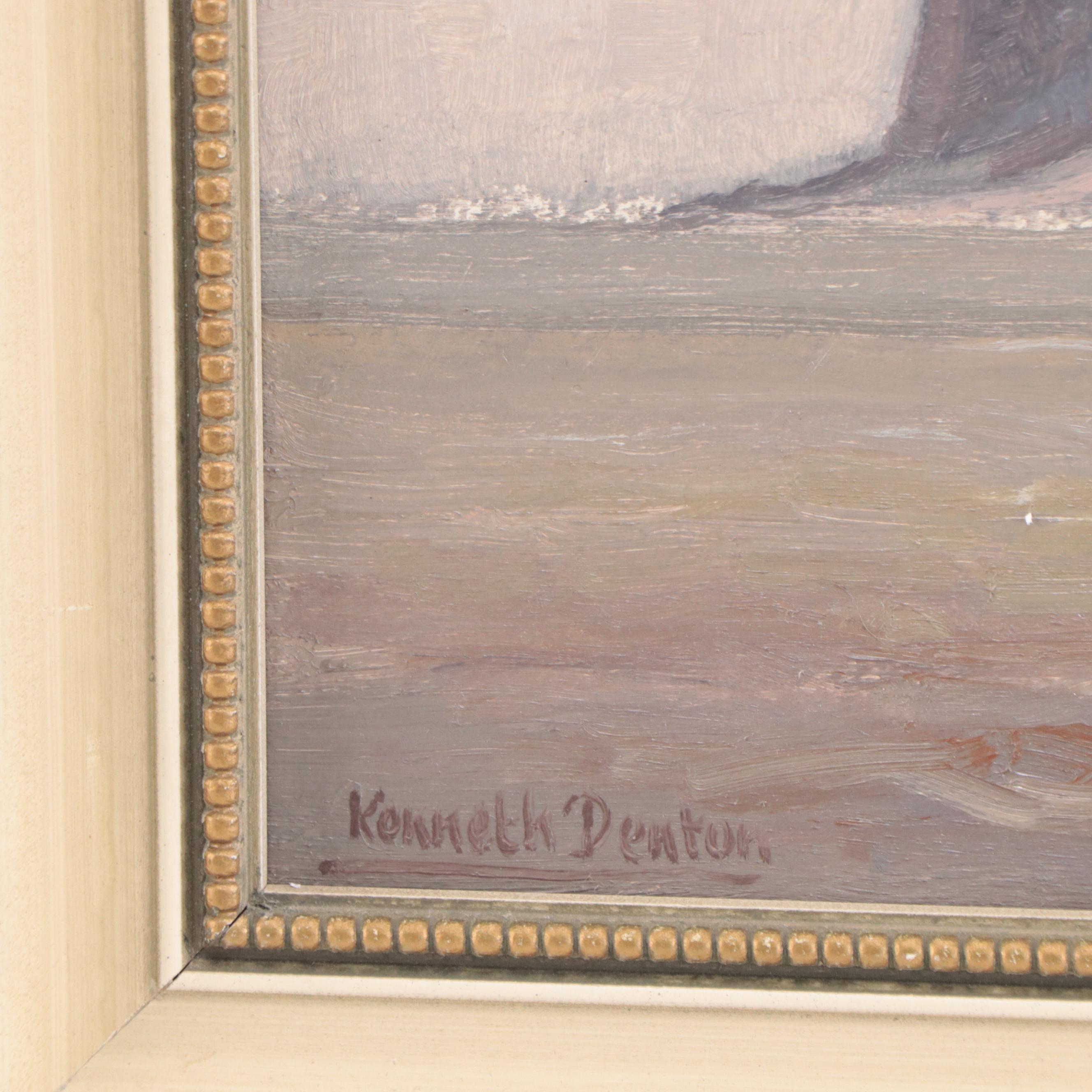 Kenneth Denton Gibraltar Coastal Landscape "The Rock" | EBTH