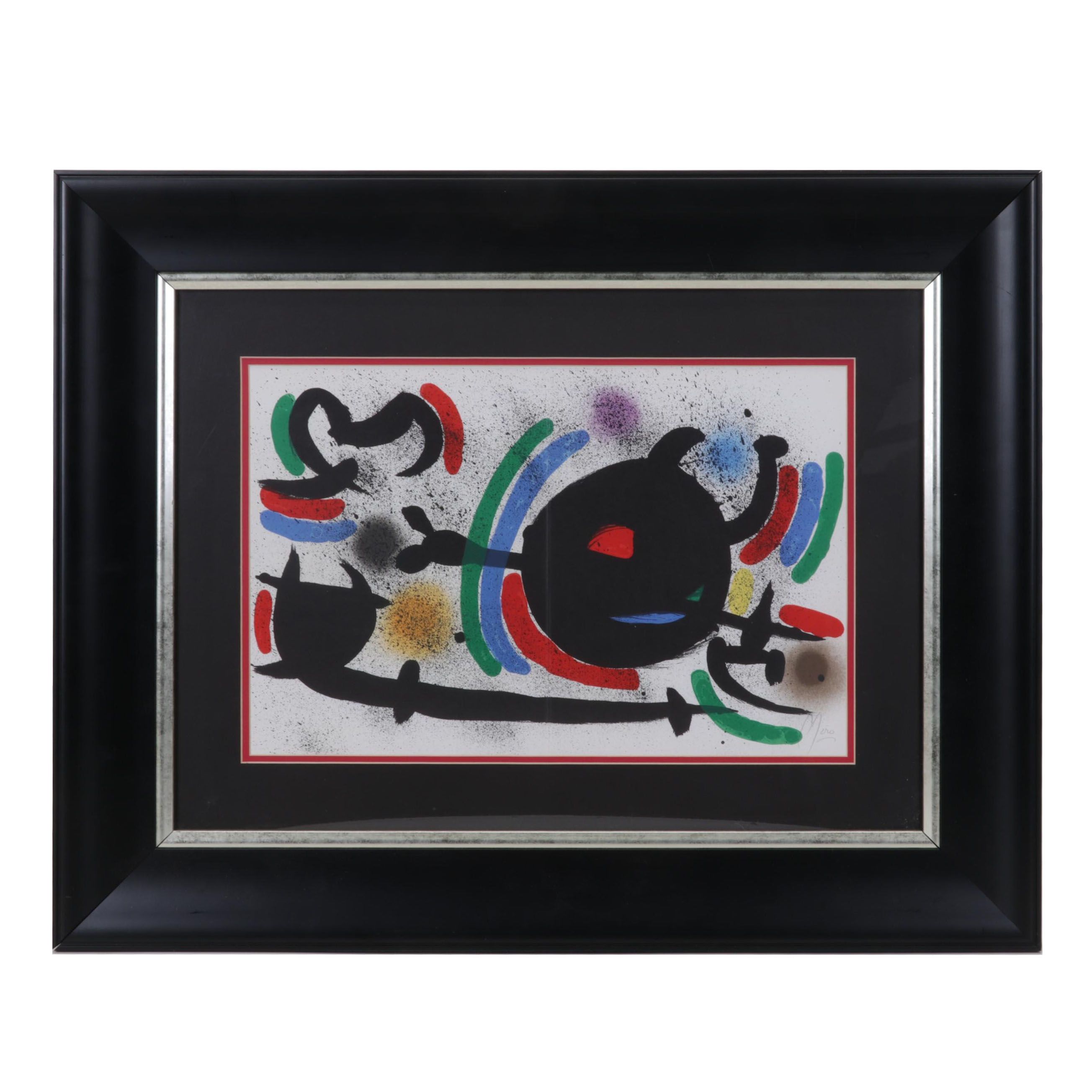 Joan Miró Double-Page Color Lithograph From "Lithographs III," 1975 | EBTH