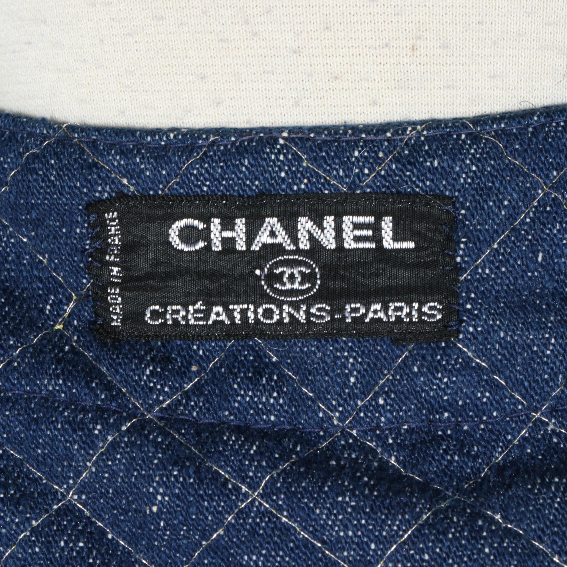 Chanel Créations Double Face Quilted Textile Jacket, 1970s | EBTH