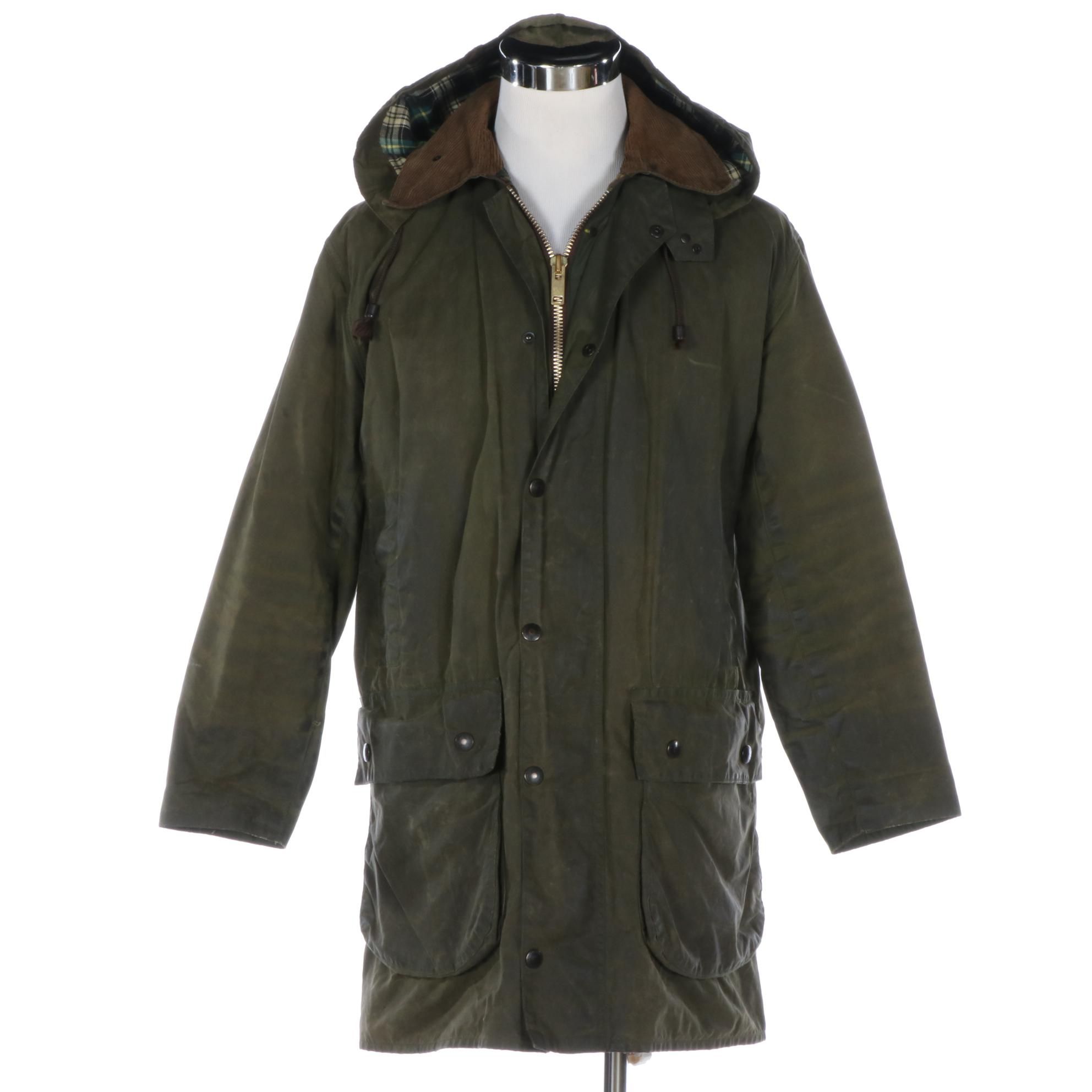 Men's Barbour Border Jacket in Waxed Cotton | EBTH