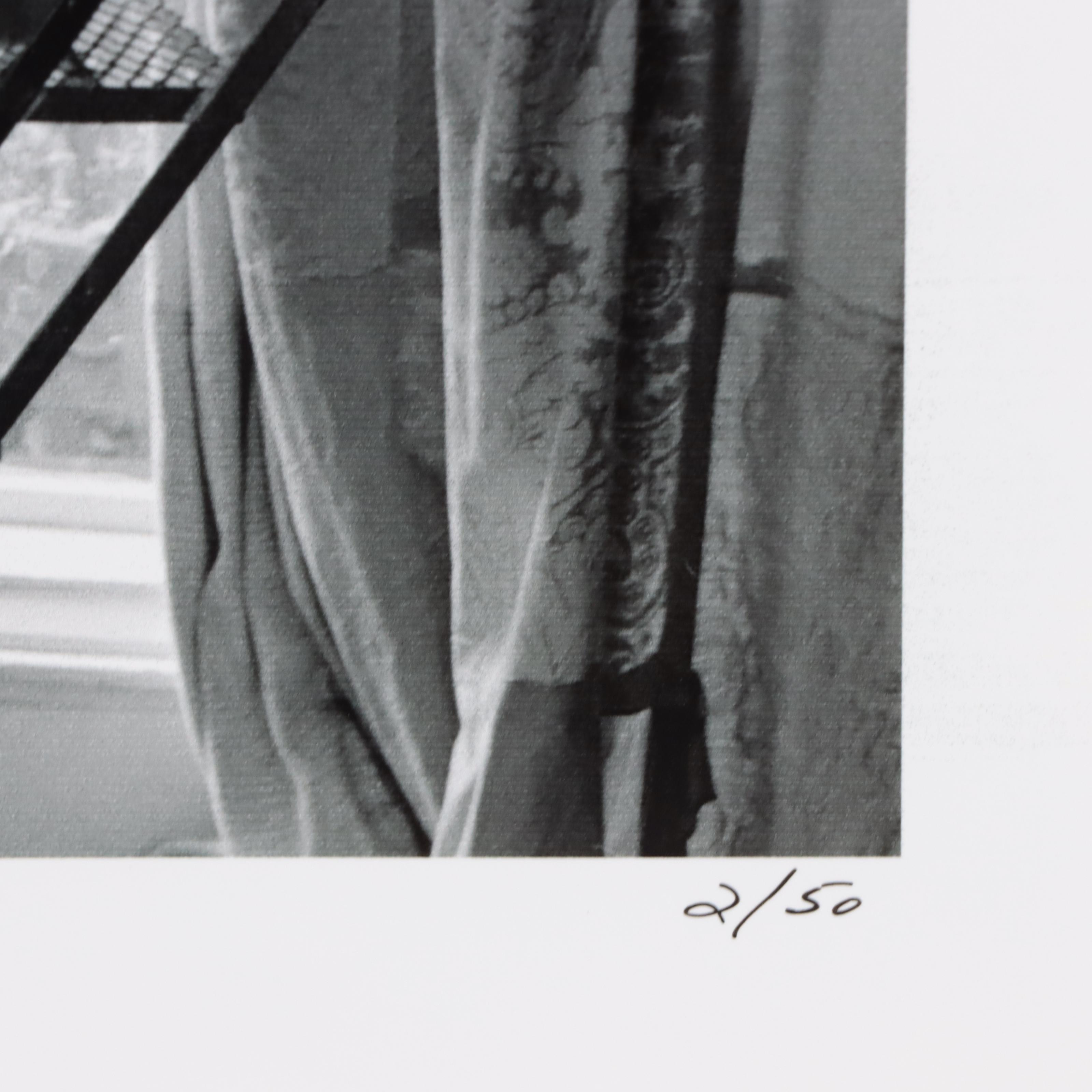 James Spada Digital Print of Male Nude on Rolling Ladder, 2007 | EBTH