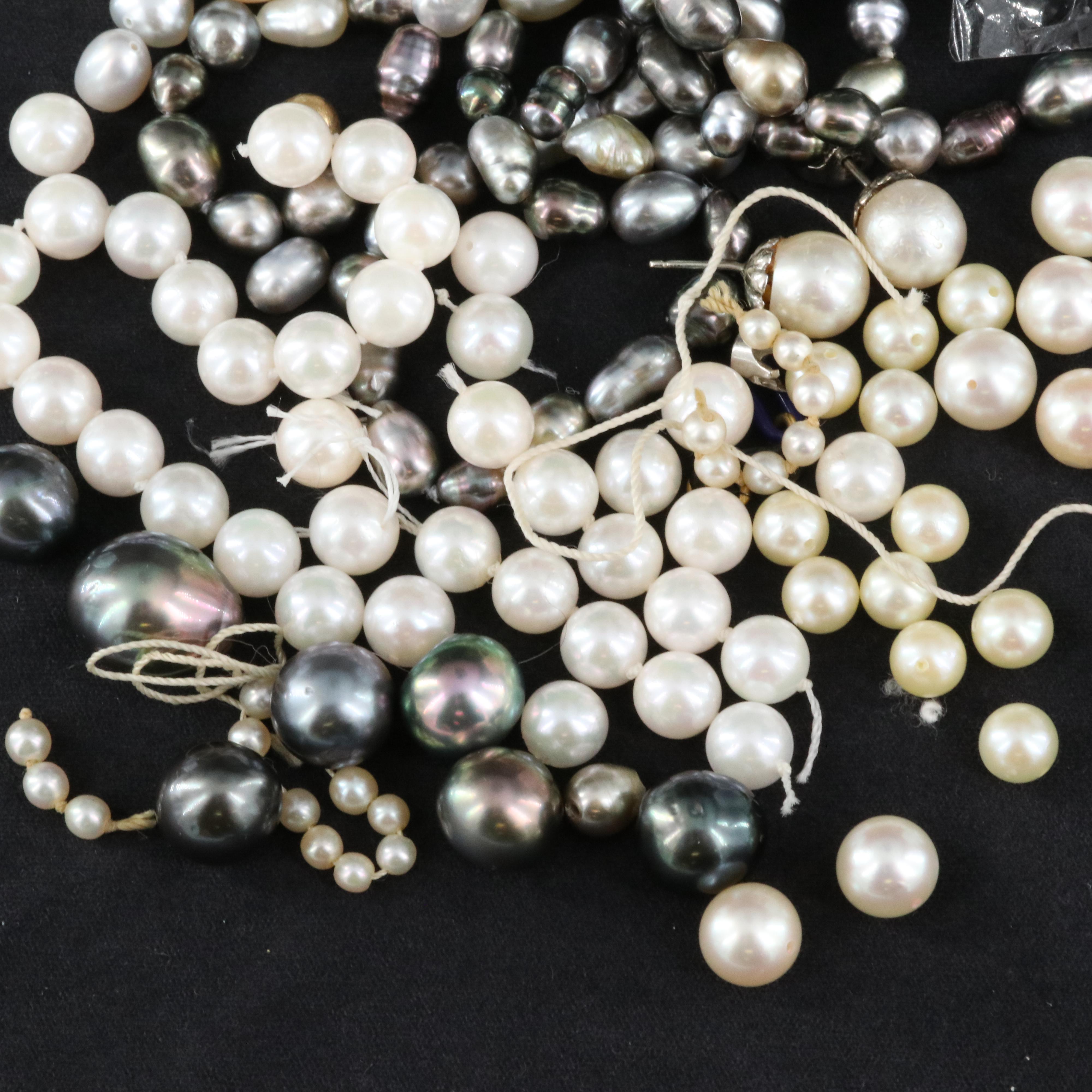 Platinum, 18K, 14K and 10K Beads, Pearls, Earrings and Gemstone Link ...