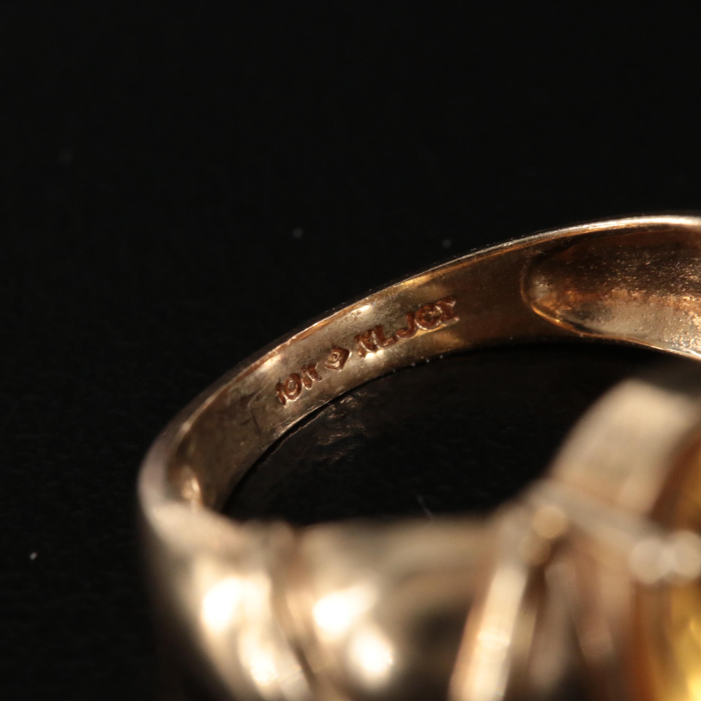 10K Citrine Ring | EBTH