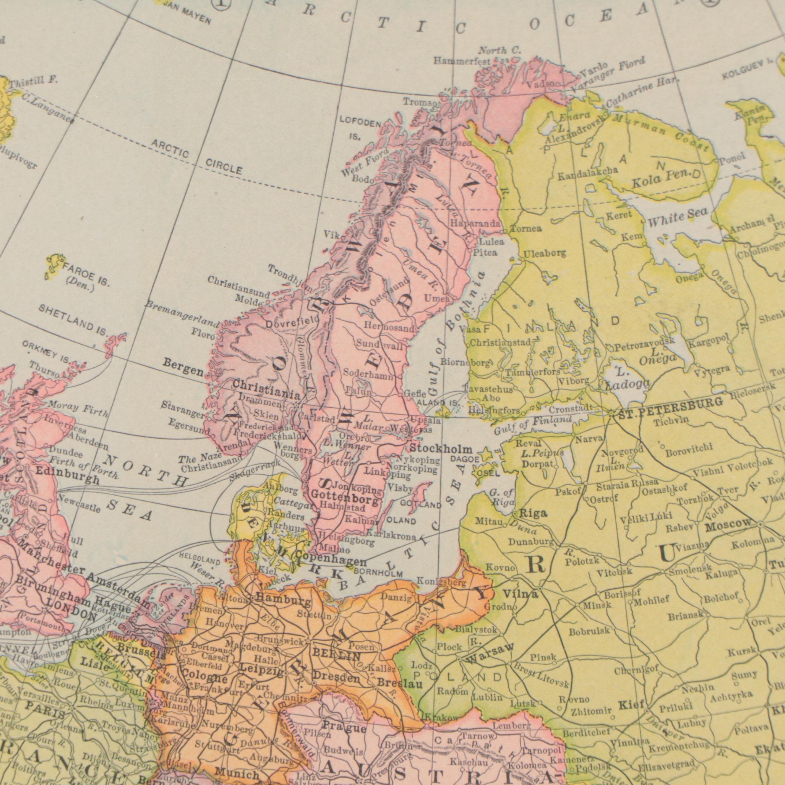C. S. Hammond & Co. Wax Engraving Map "Europe," 1909 | EBTH