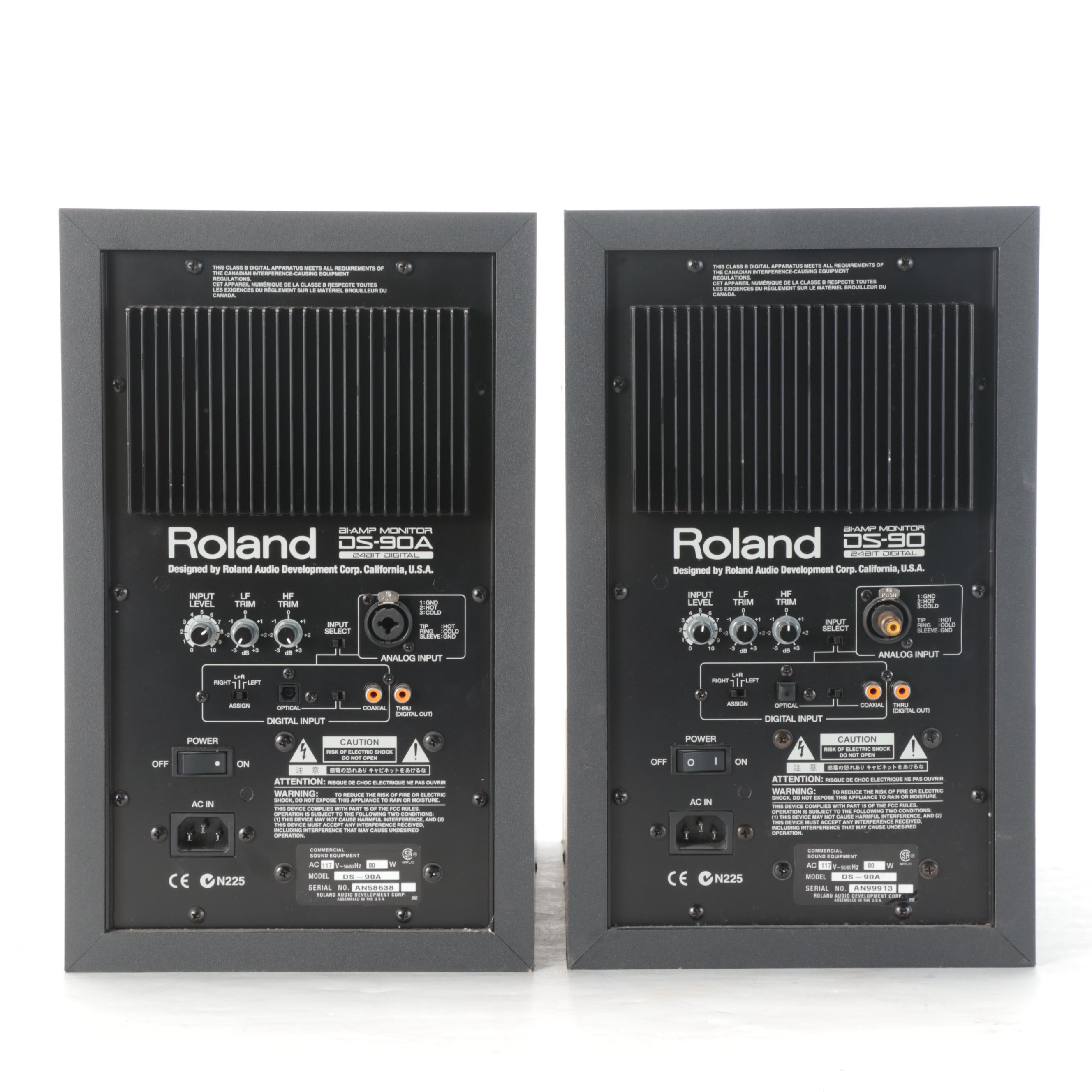 Two Roland DS-90A Bi-Amp Monitors | EBTH