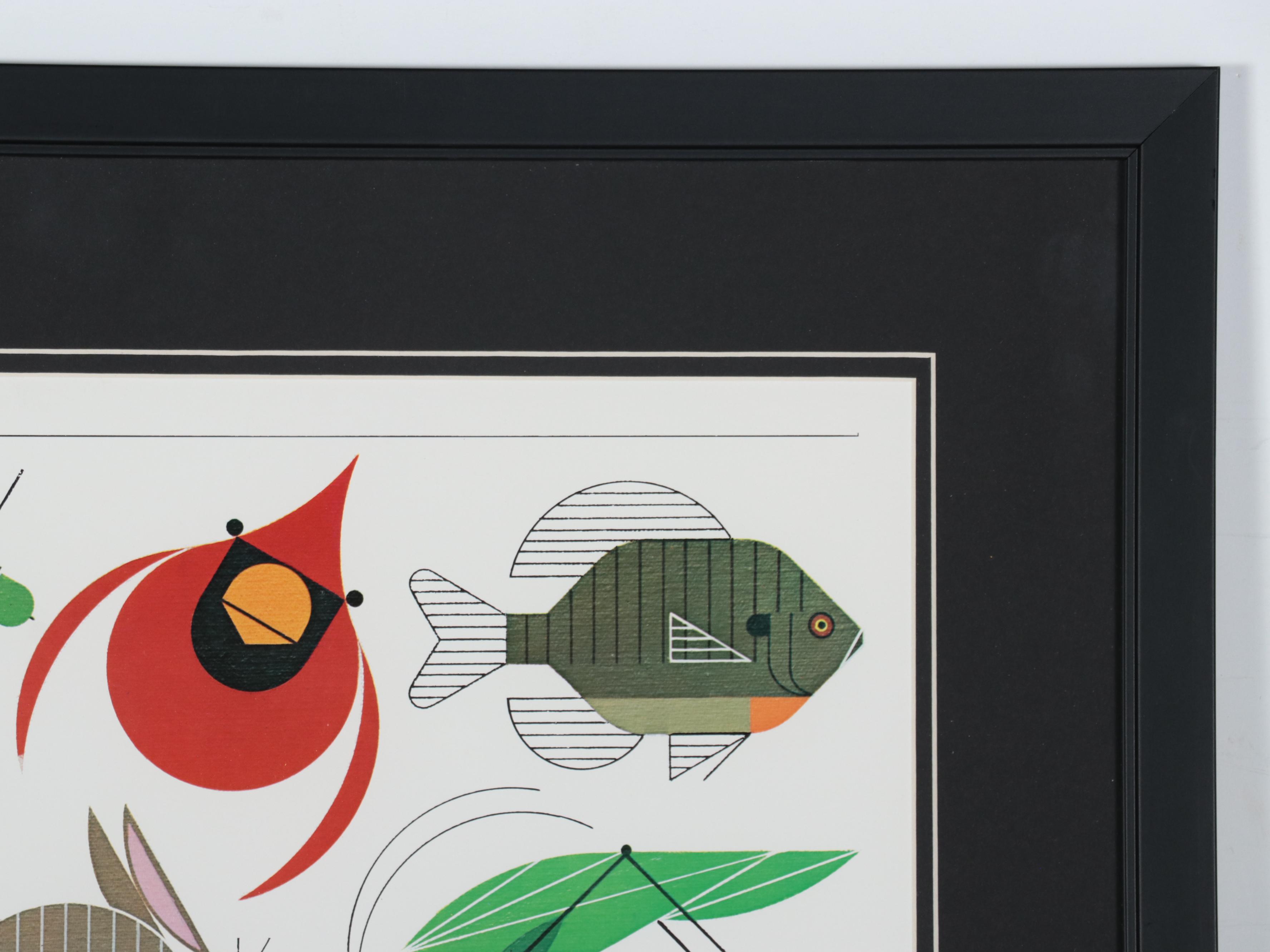 Charley Harper Offset Lithograph "Space For All Species" | EBTH