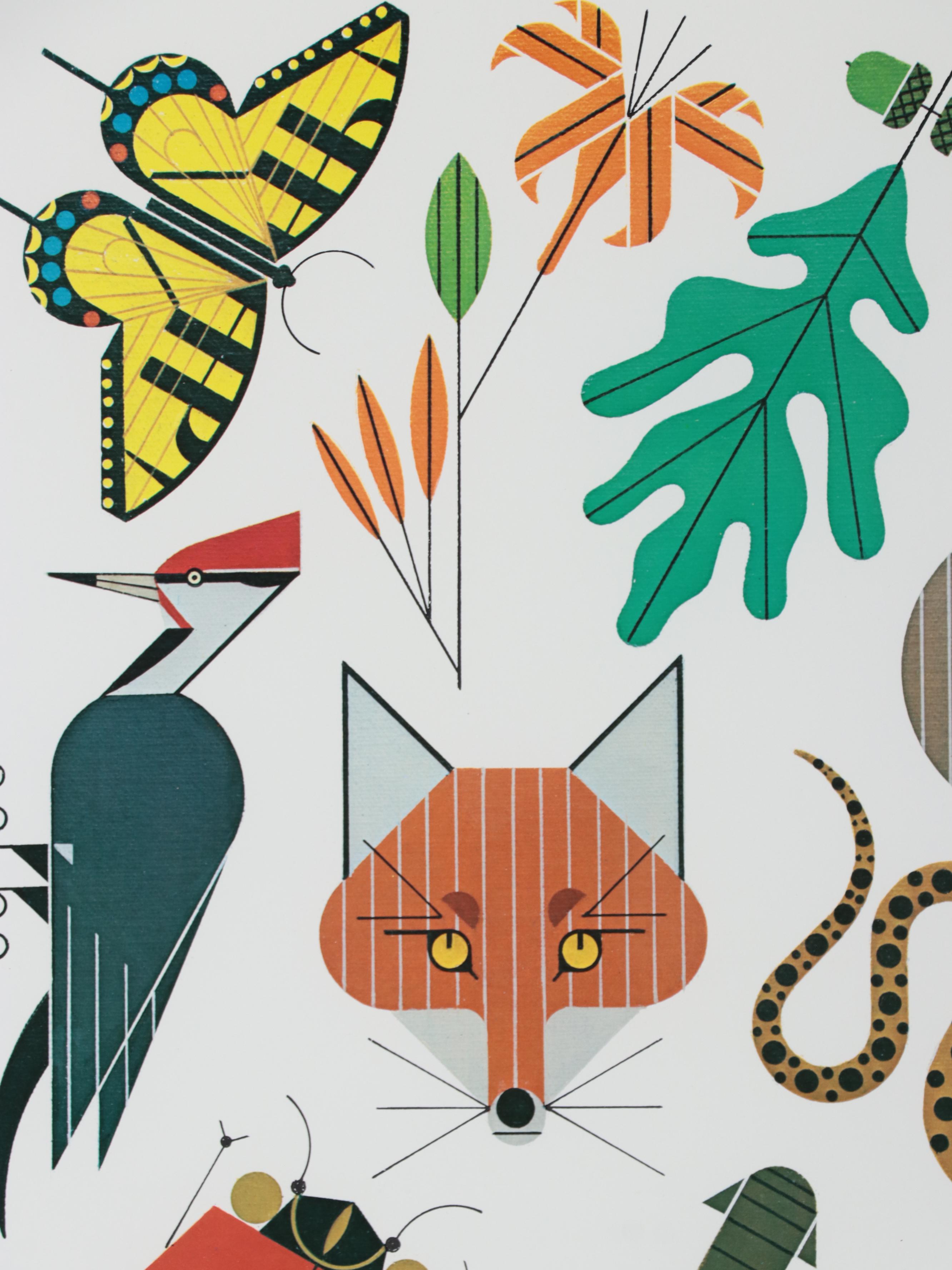Charley Harper Offset Lithograph "Space For All Species" | EBTH