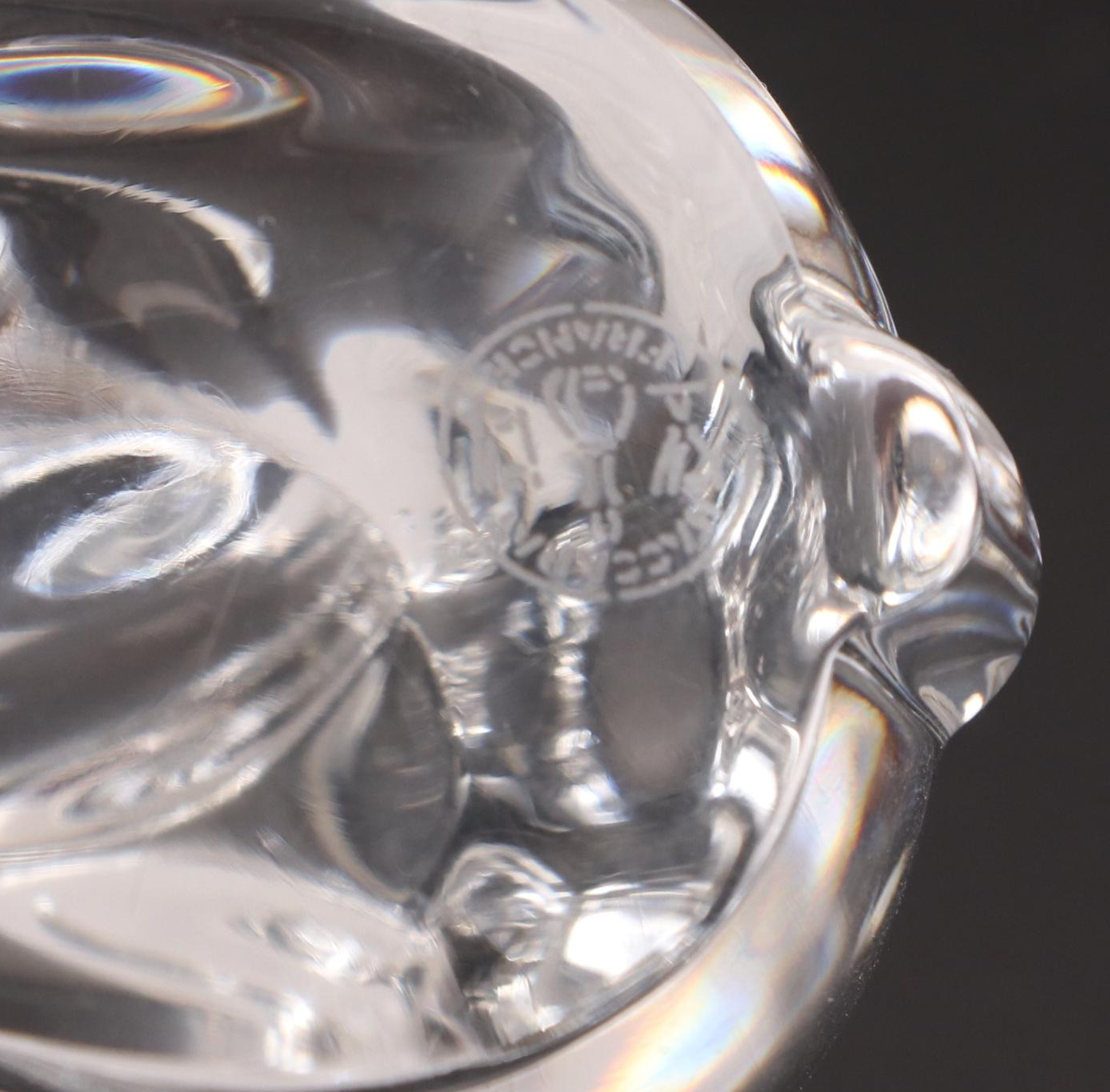 Baccarat "Sitting Rabbit" Crystal Figurine with Orrefors and Other ...