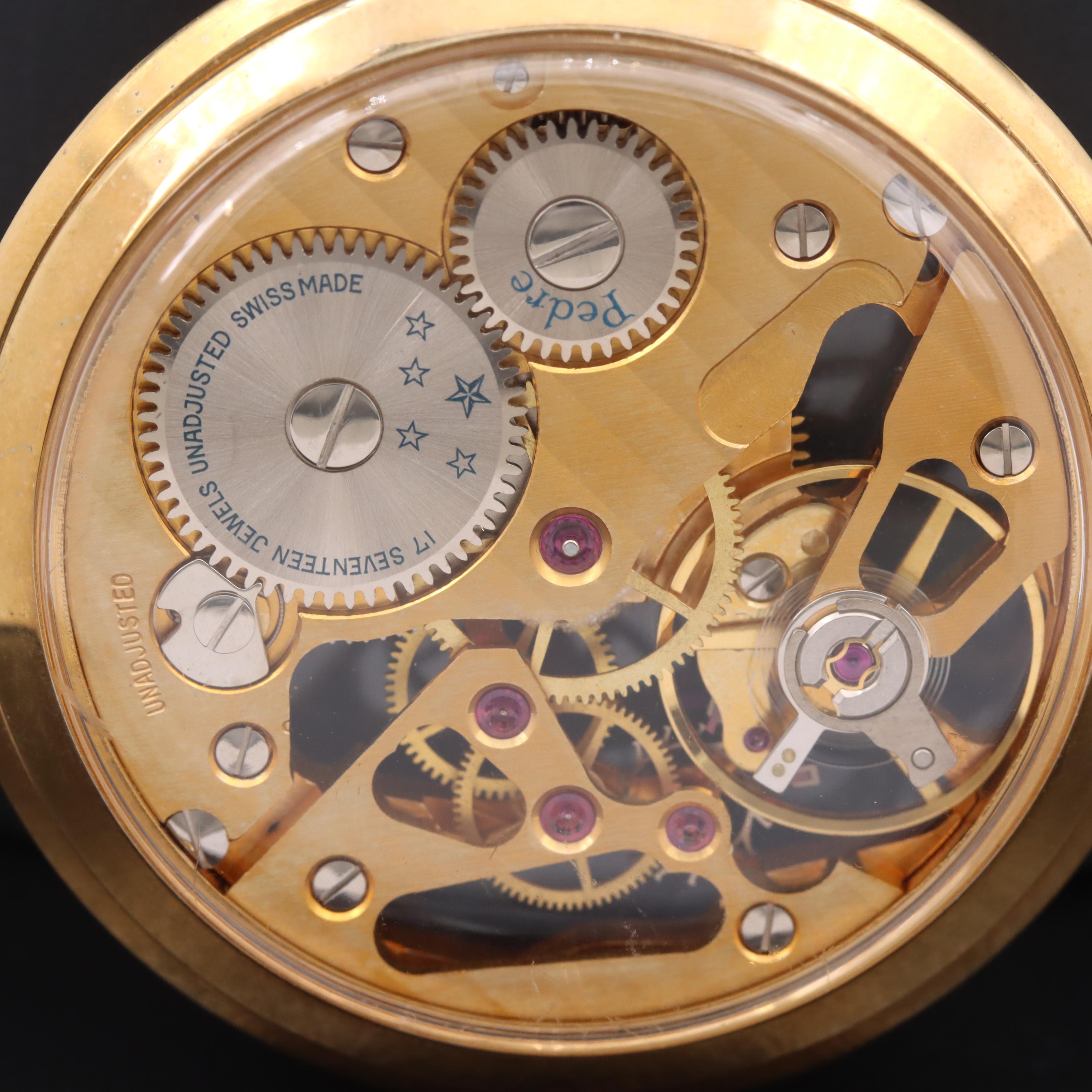 Pedre Skeletonized Knife-Edge Pocket Watch | EBTH