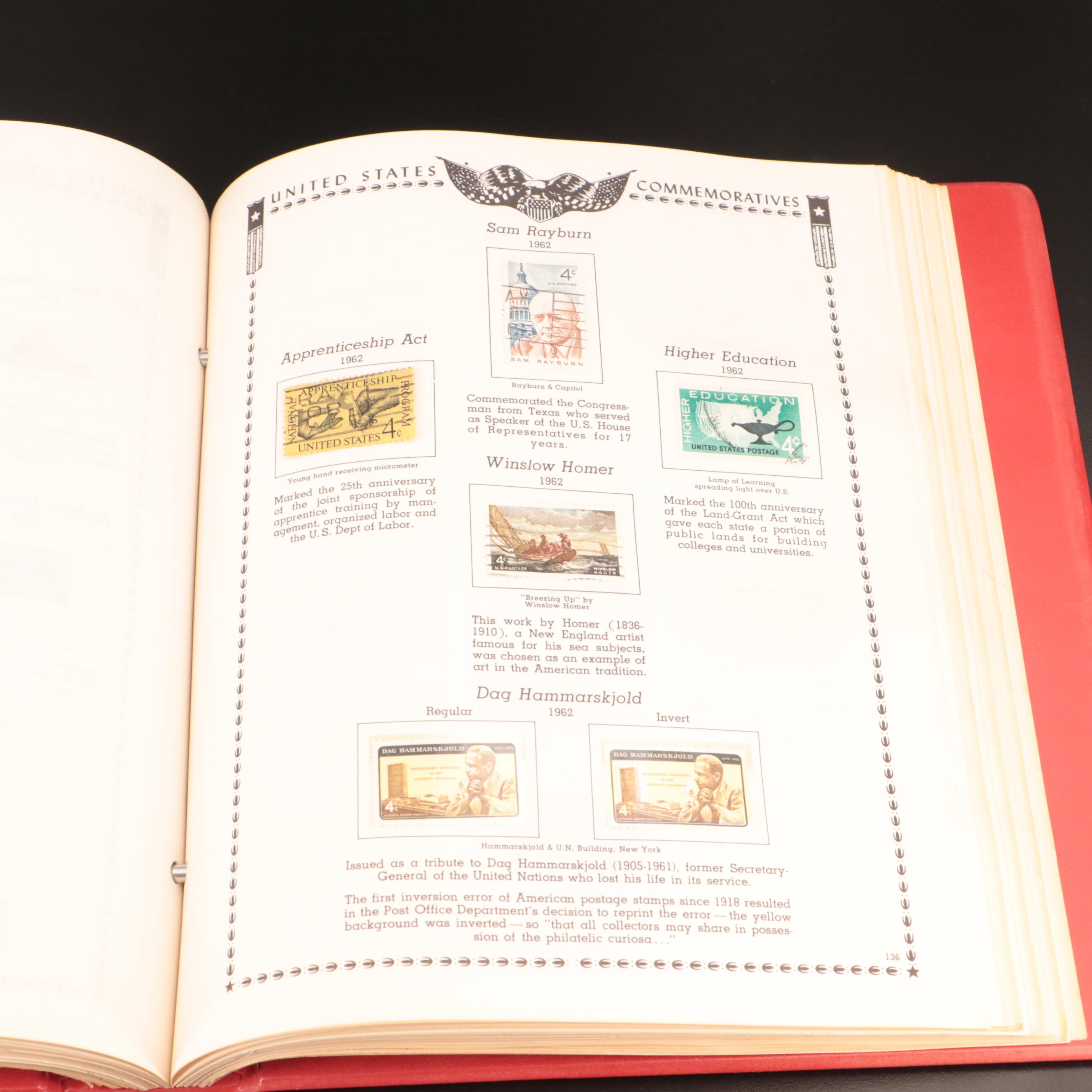 Postage Stamp Collection in Minkus "All American Stamp Album" | EBTH