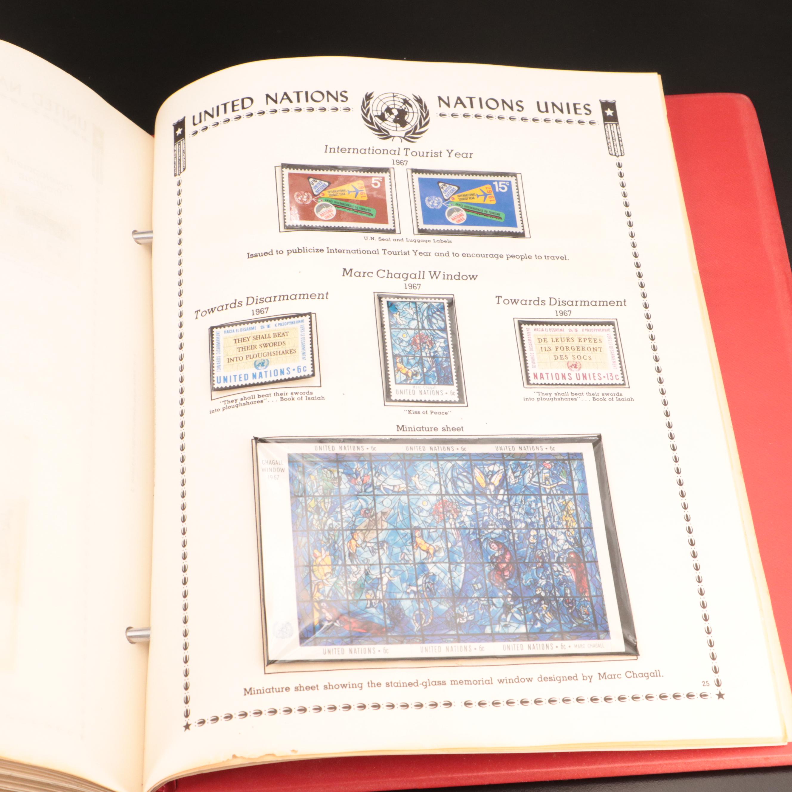 Postage Stamp Collection in Minkus "All American Stamp Album" | EBTH