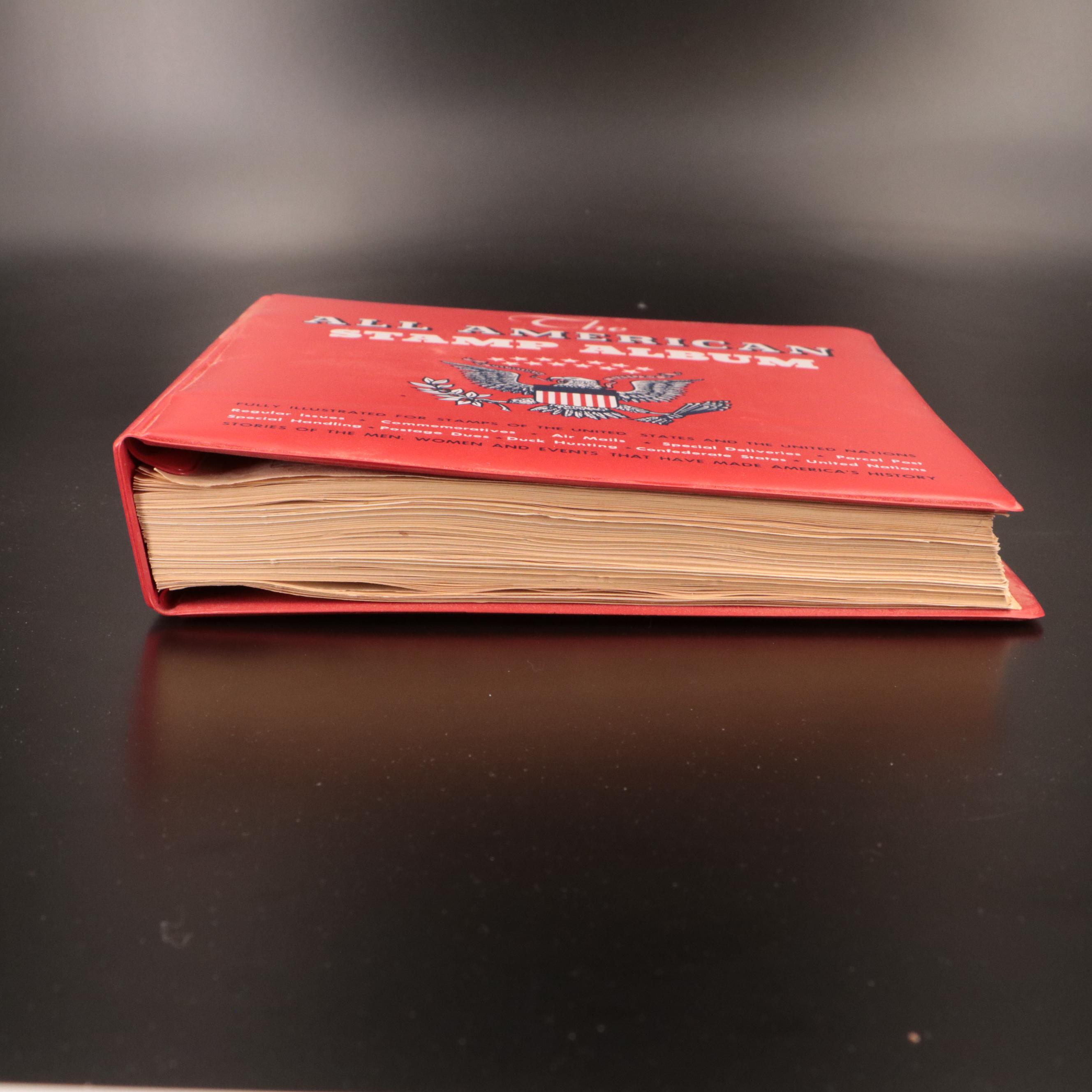 Postage Stamp Collection in Minkus "All American Stamp Album" | EBTH