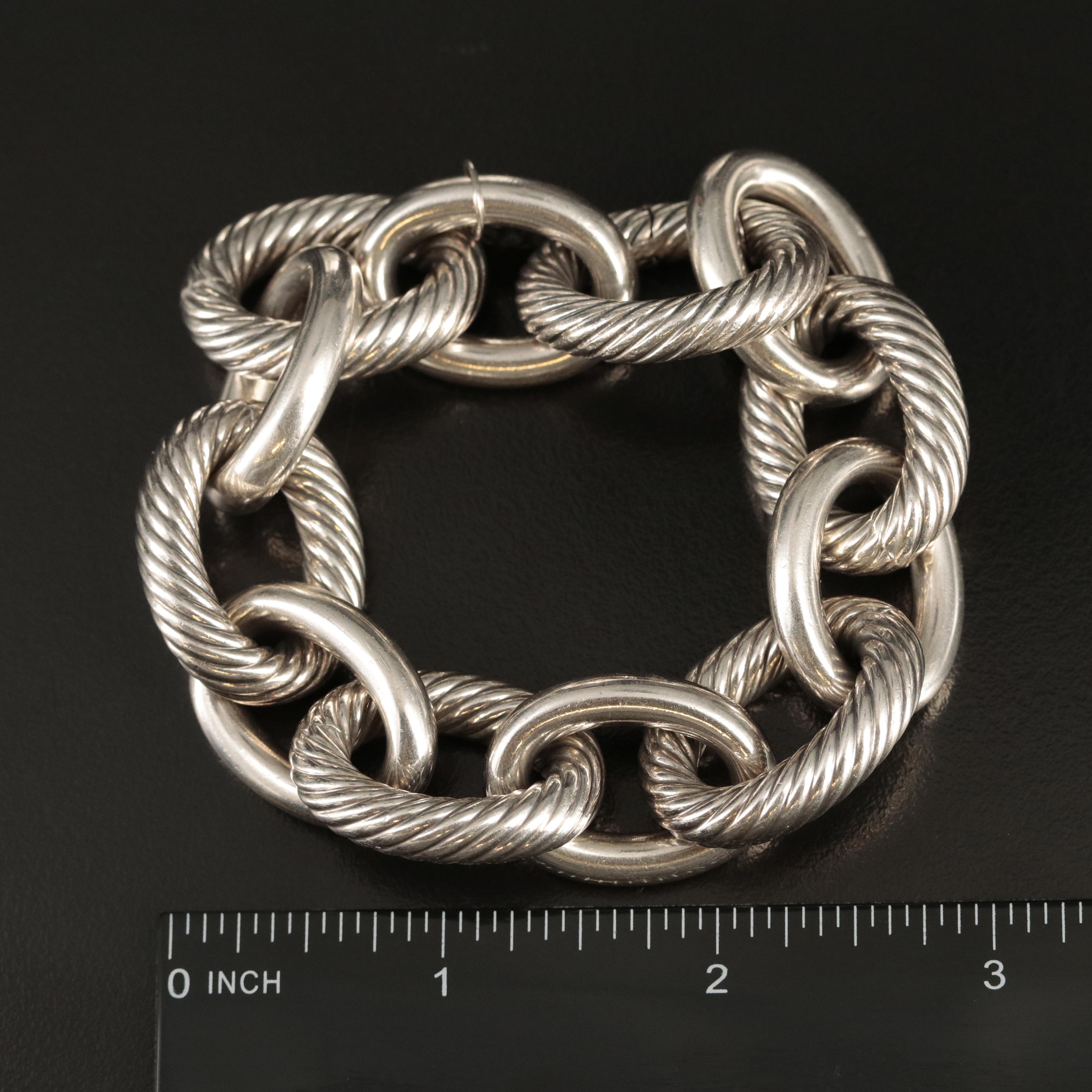 David Yurman Extra Large Oval Link Bracelet | EBTH