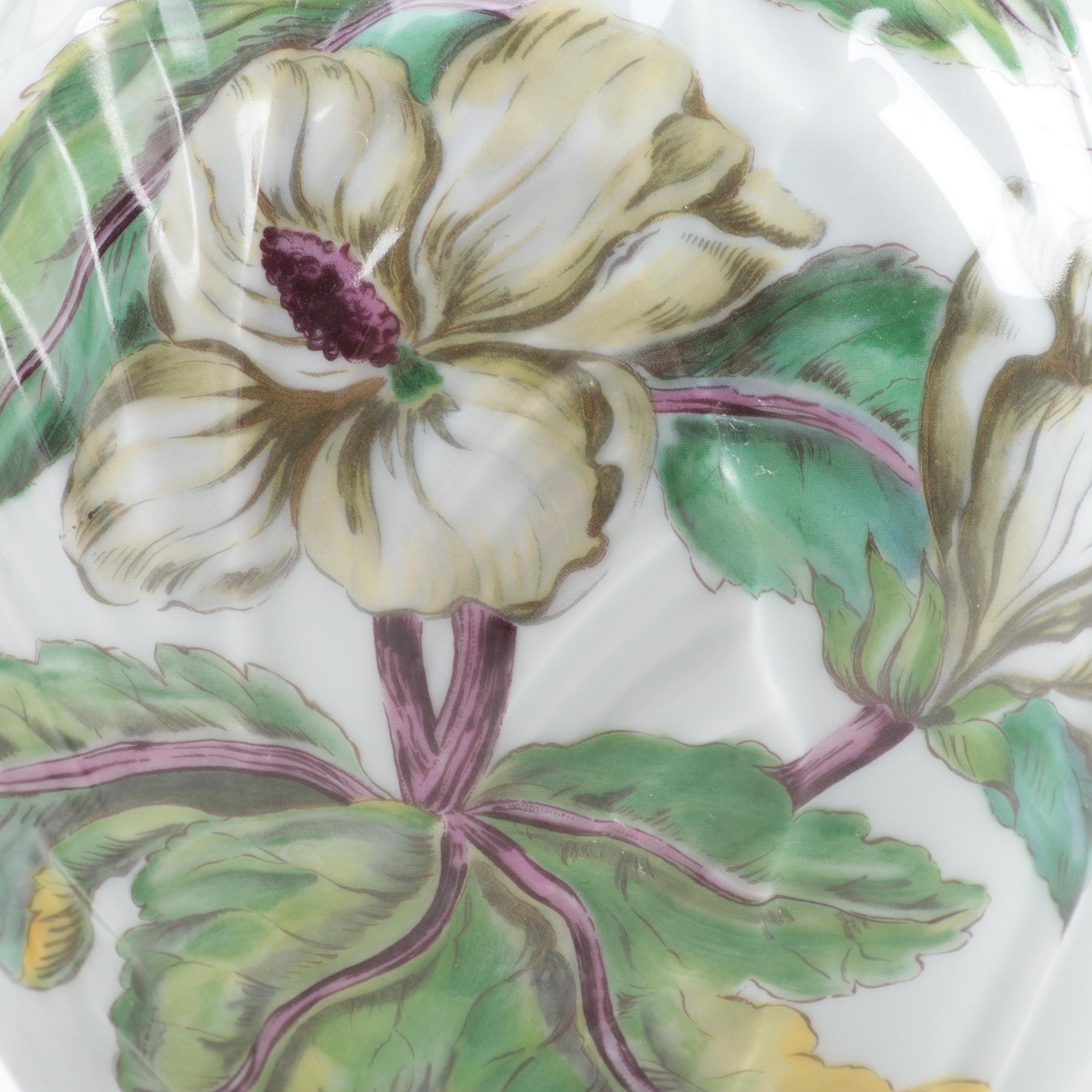 Mottahedeh Metropolitan Museum of Art Chelsea Style Pitcher and Gluggle ...