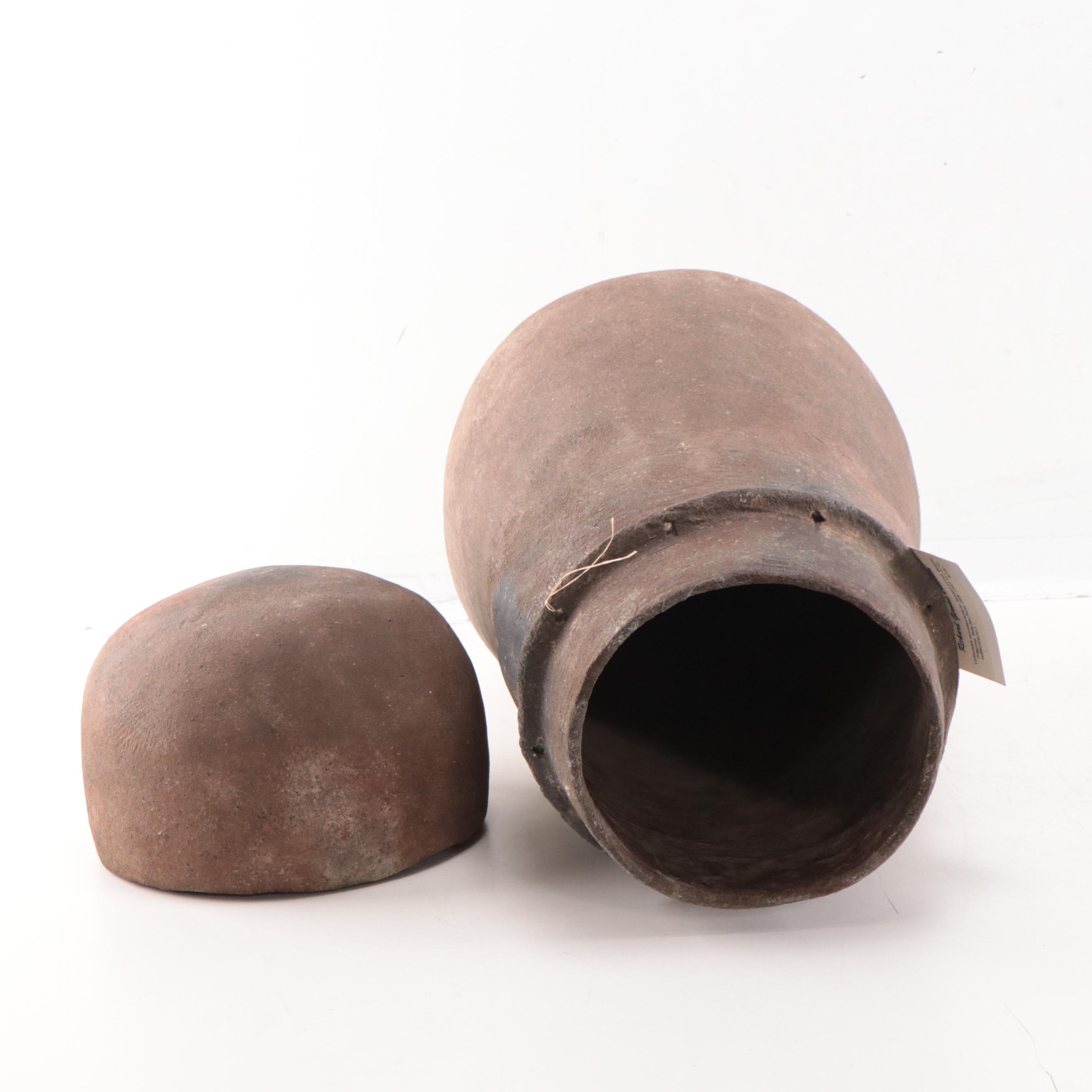 Philippines Metal Age Earthenware Secondary Burial Jar | EBTH