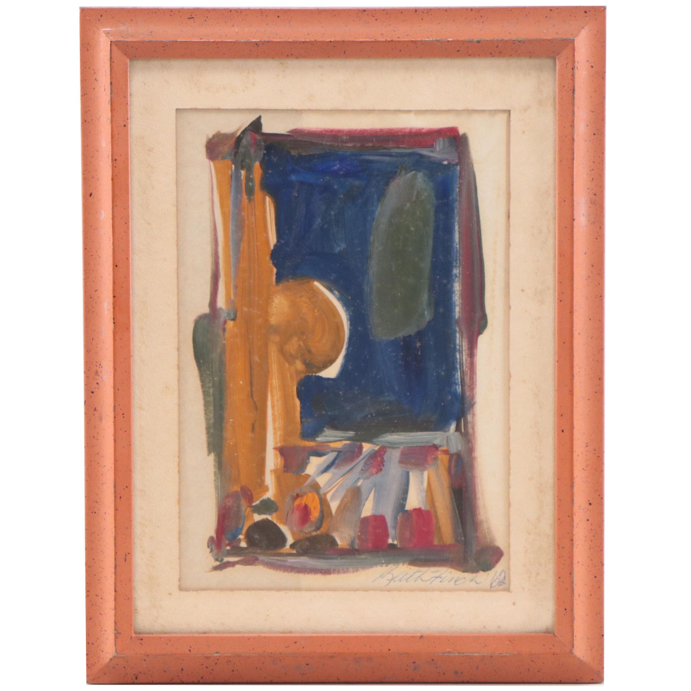 Keith Finch Painting Non-objective Acrylic Painting, 1962 | EBTH