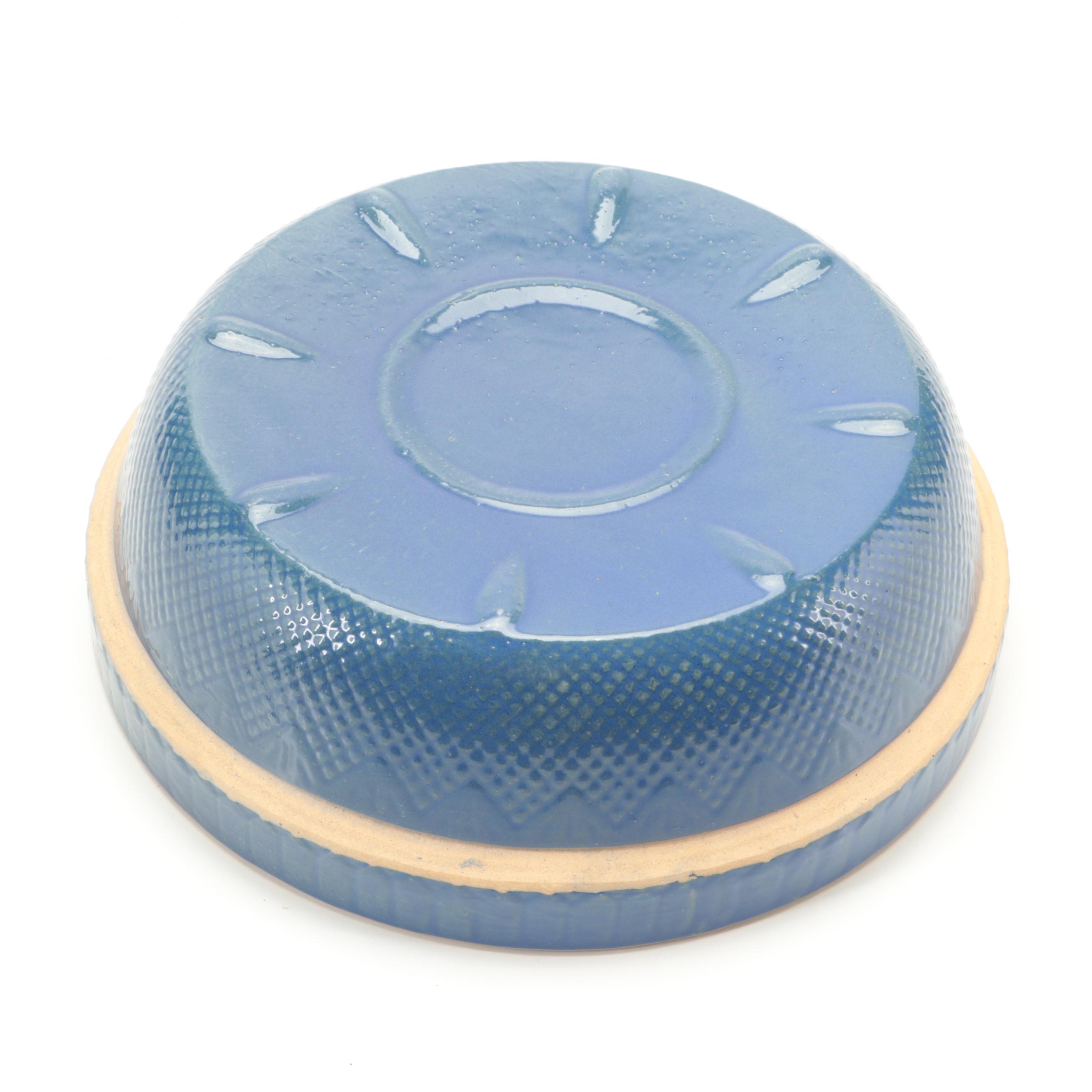 Yellow Ware Blue Banded and Other Stoneware Mixing Bowls, Early to Mid ...