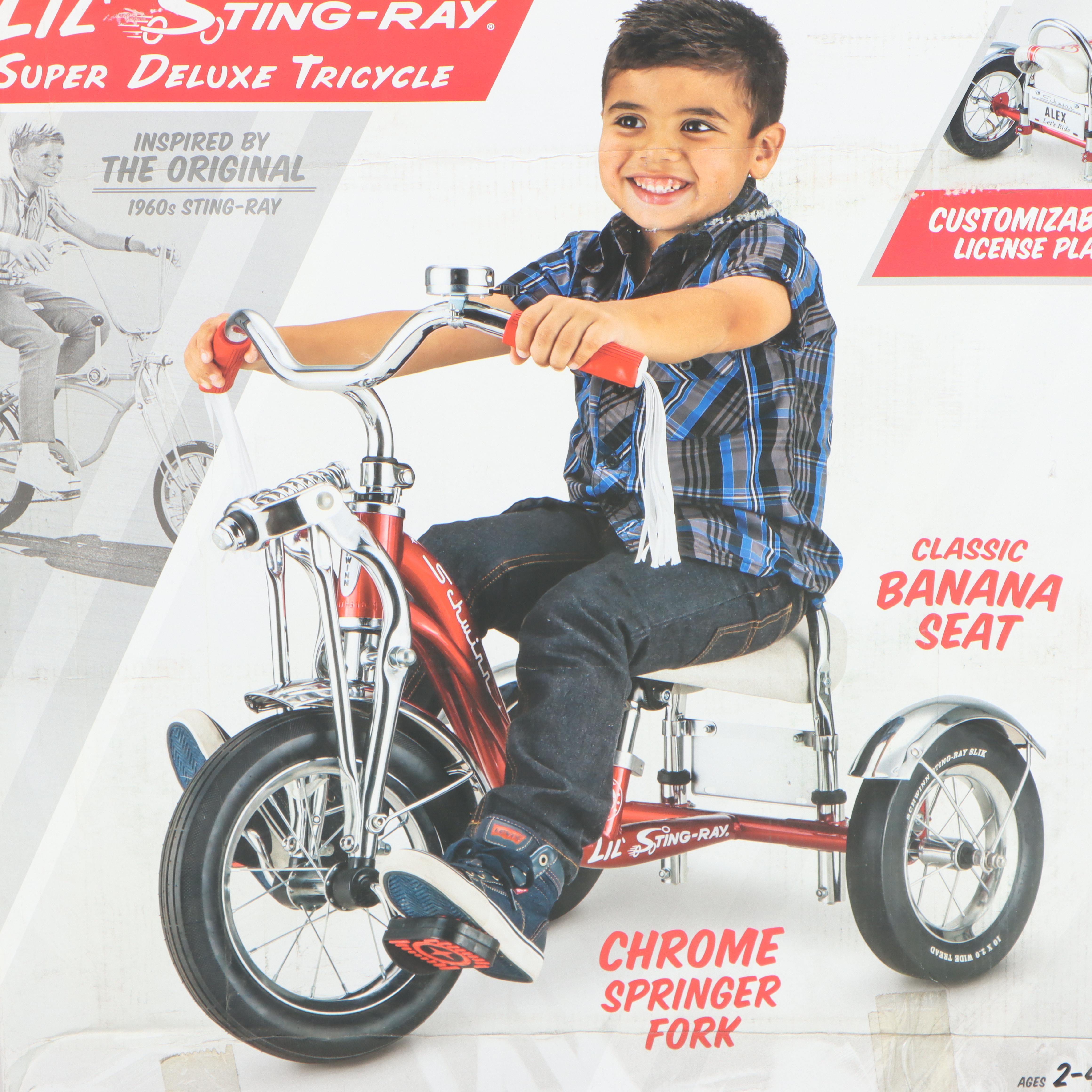 Schwinn Lil' Sting-Ray Super Deluxe Tricycle, Contemporary | EBTH