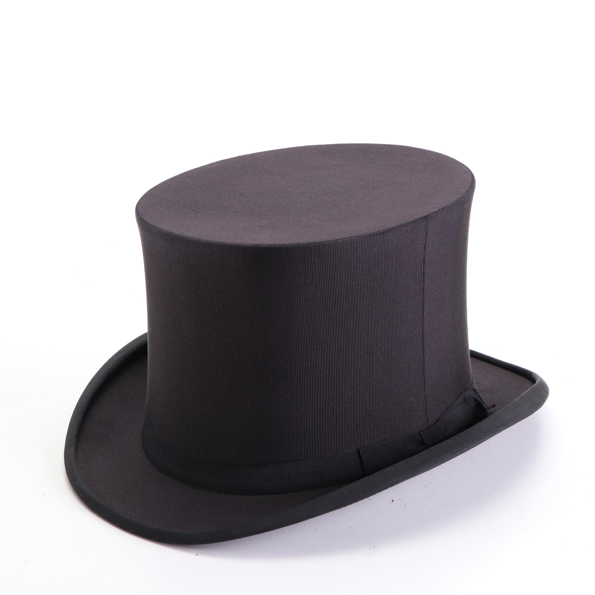 Jerrems Collapsible Top Hat with Hat Box | EBTH