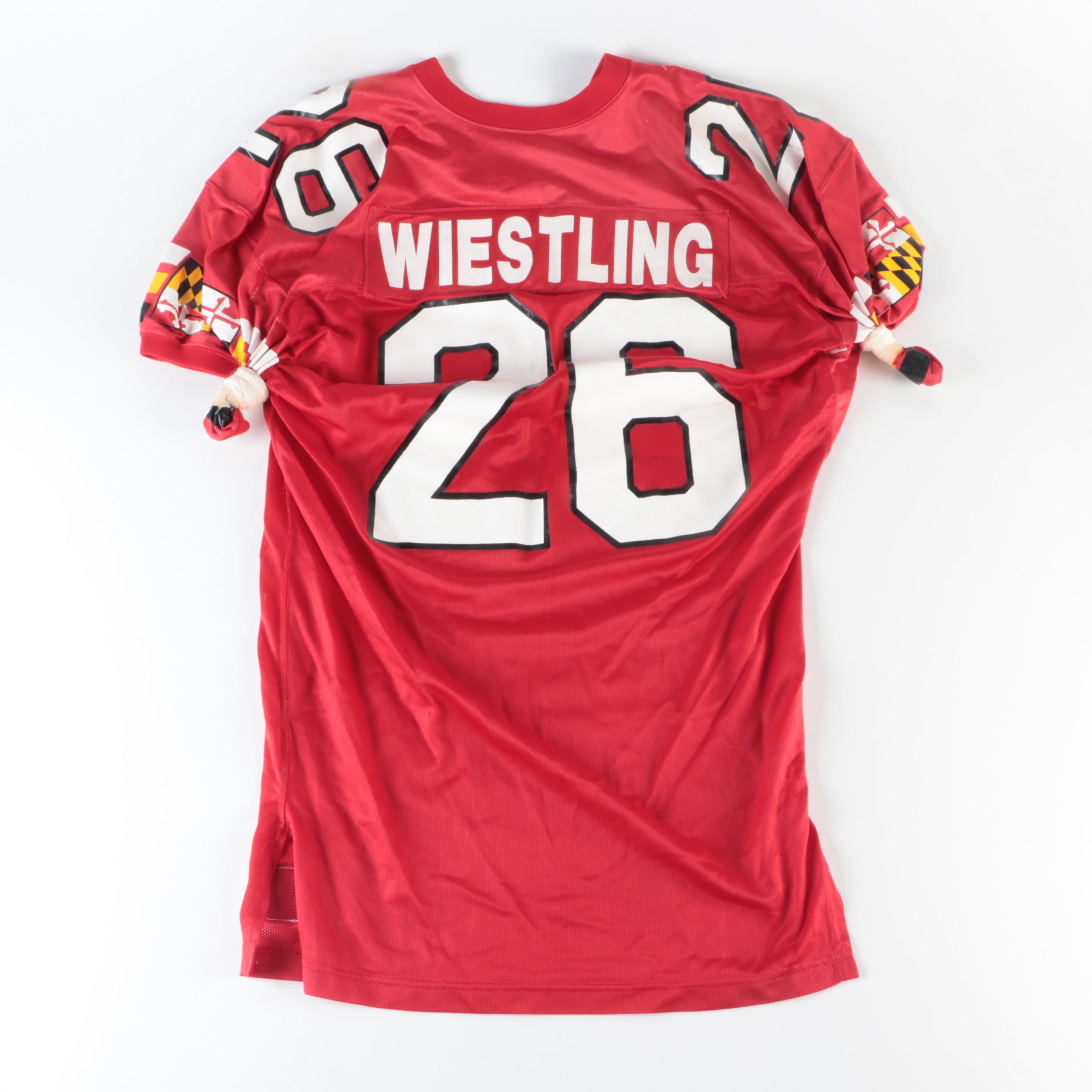 U of Maryland Terrapins Wiestling, Colvin, Whittier Numbered Football ...