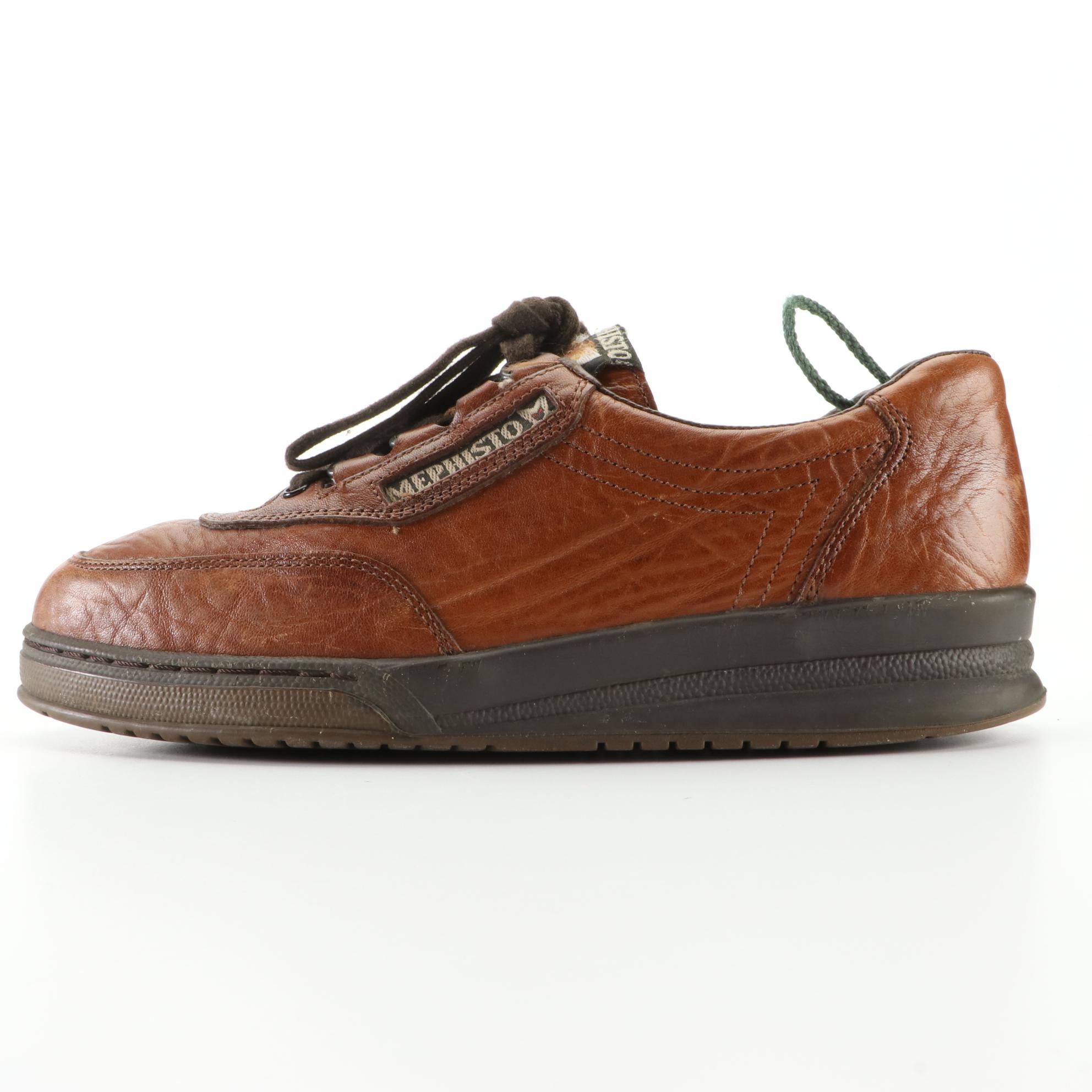 Mephisto Walking Shoes in Brown, Black, and White Leather | EBTH