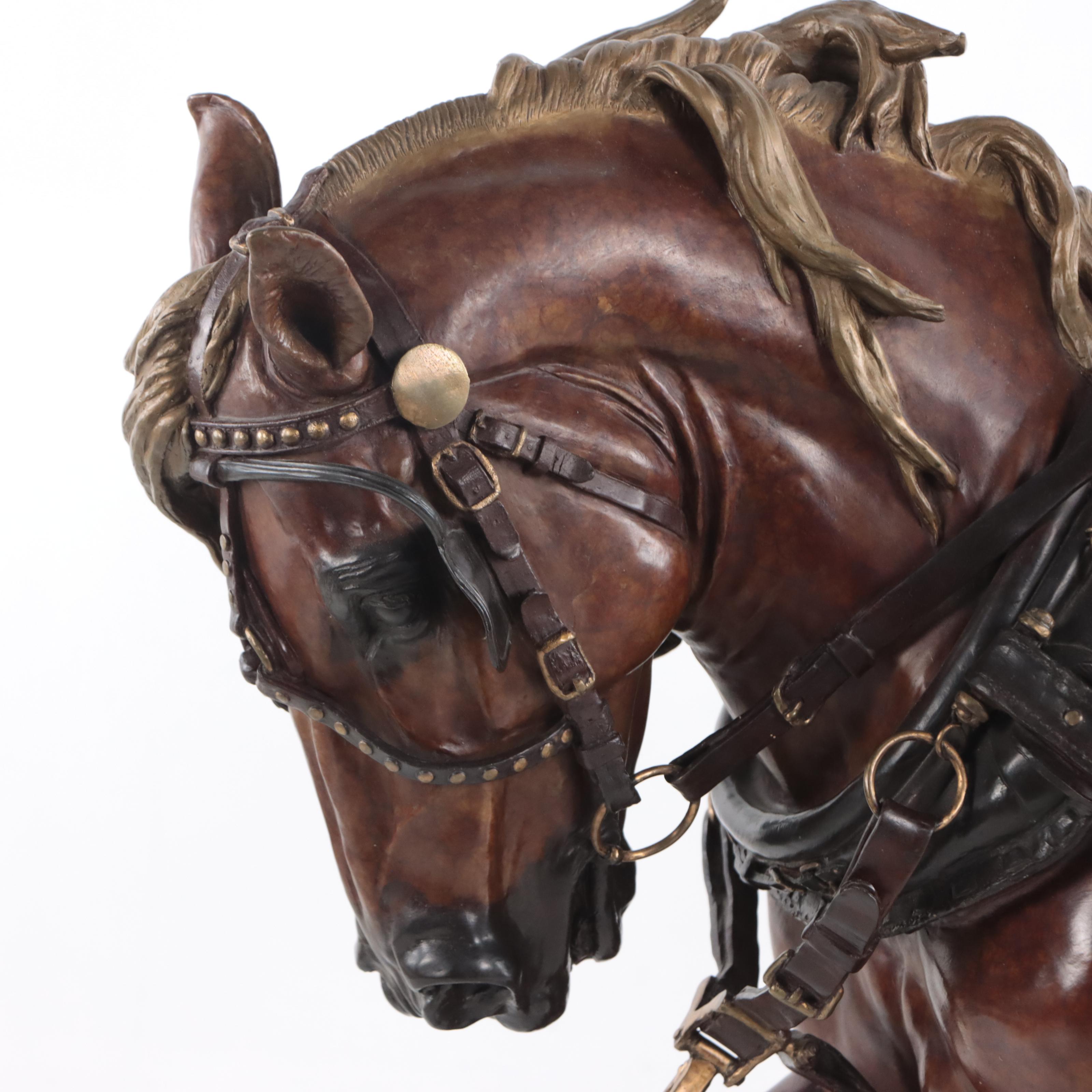 Elizabeth Guarisco Bronze Sculpture "Dignity of Labor II," 1989 | EBTH