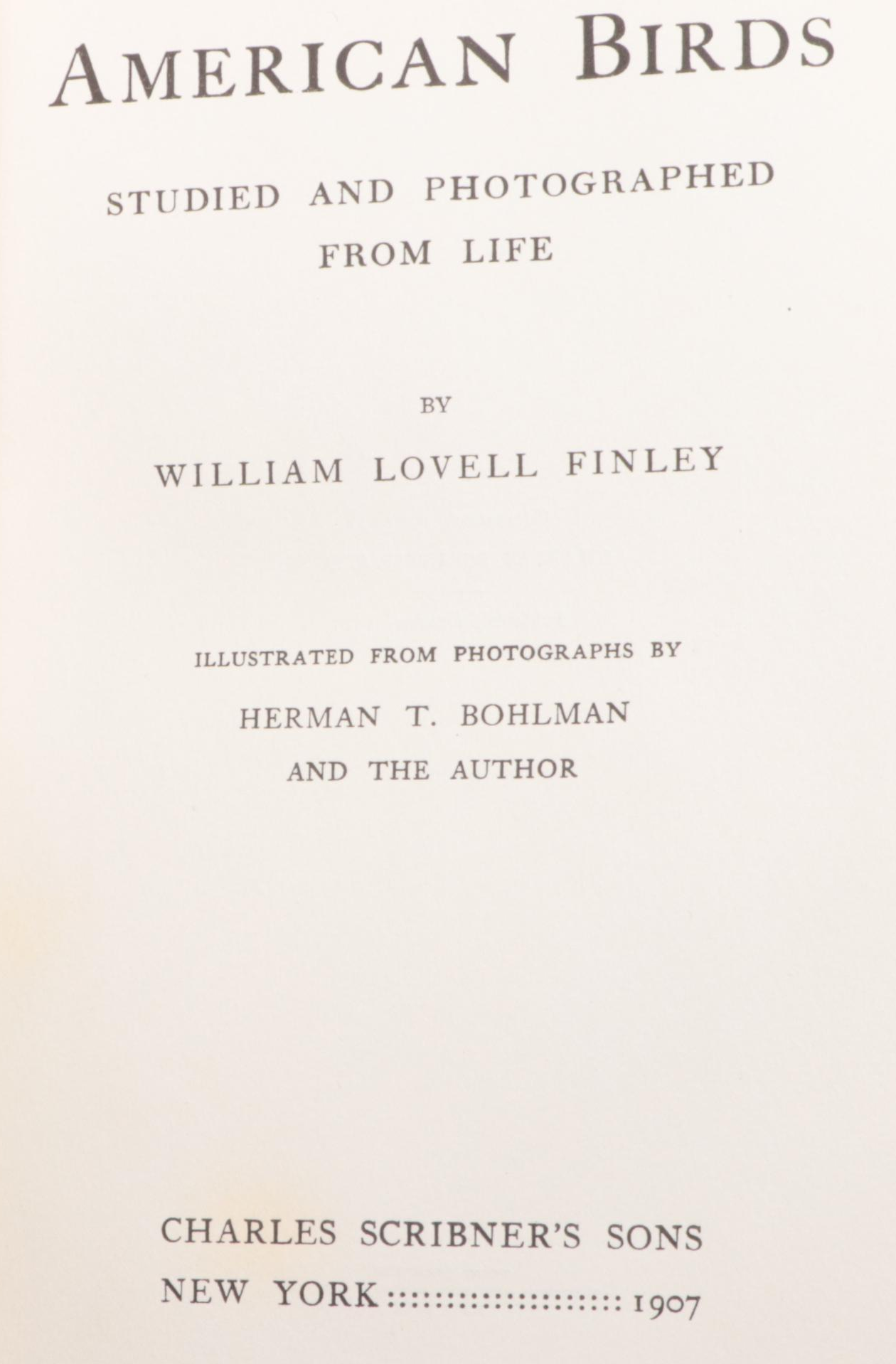 First Edition "American Birds" by William Lovell Finley and More | EBTH