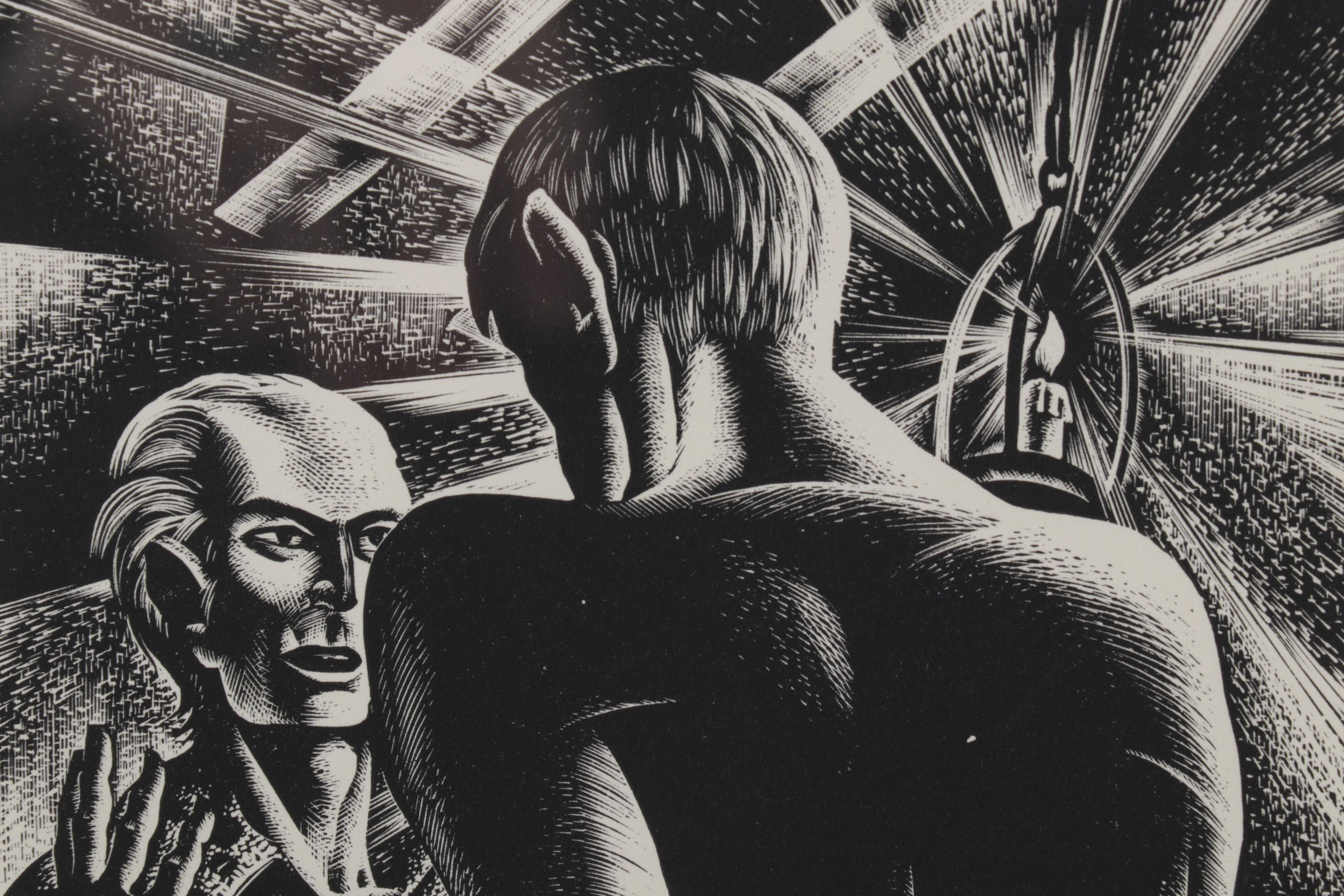 Lynd Ward Art Deco Woodcut From "Wild Pilgrimage," 1932 | EBTH