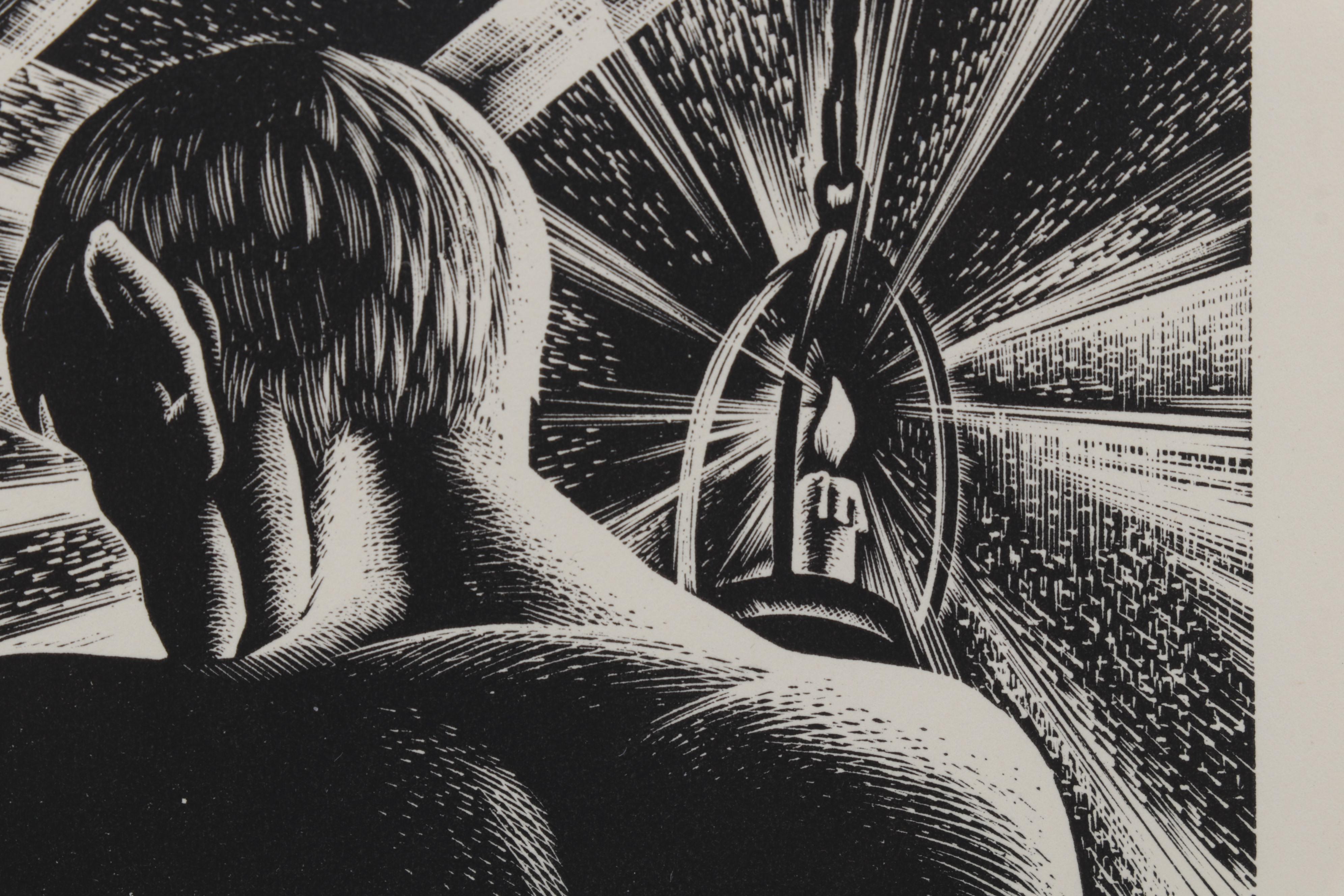 Lynd Ward Art Deco Woodcut From "Wild Pilgrimage," 1932 | EBTH