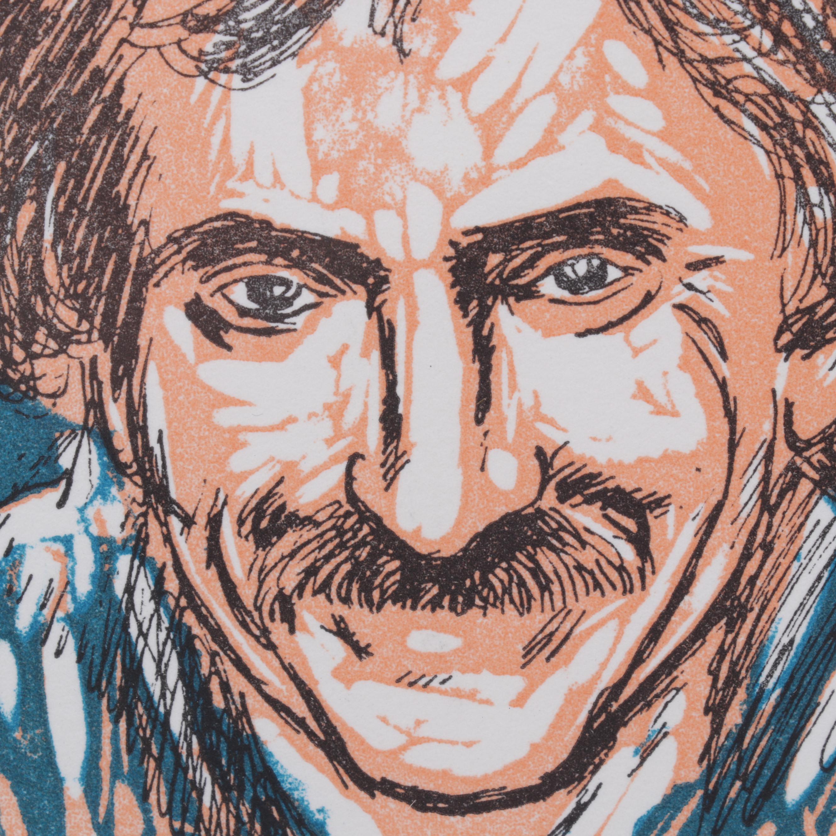 Sidney Chafetz Woodcut "Edward Albee," 1992 | EBTH