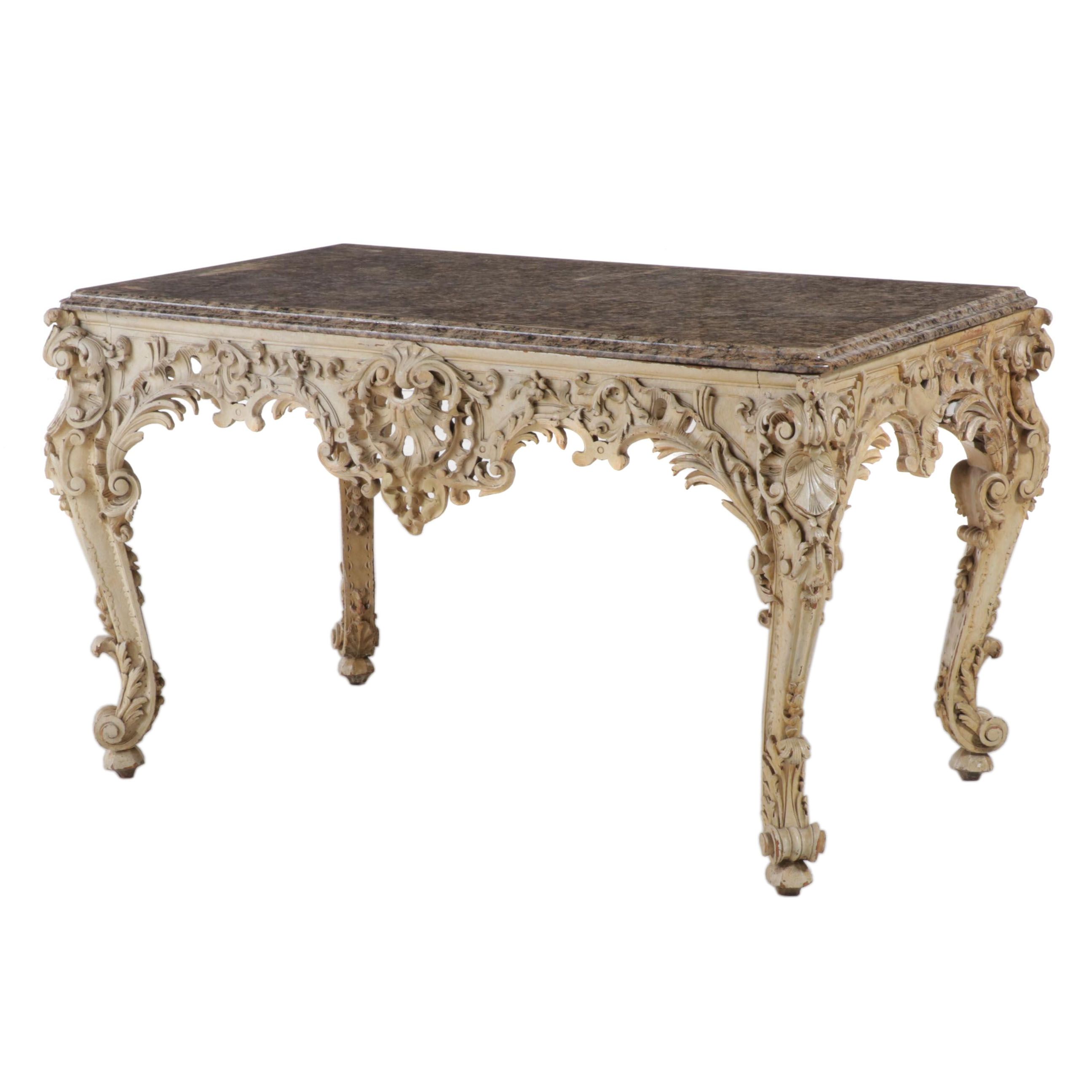 Louis XV Style Inlay Table | EBTH