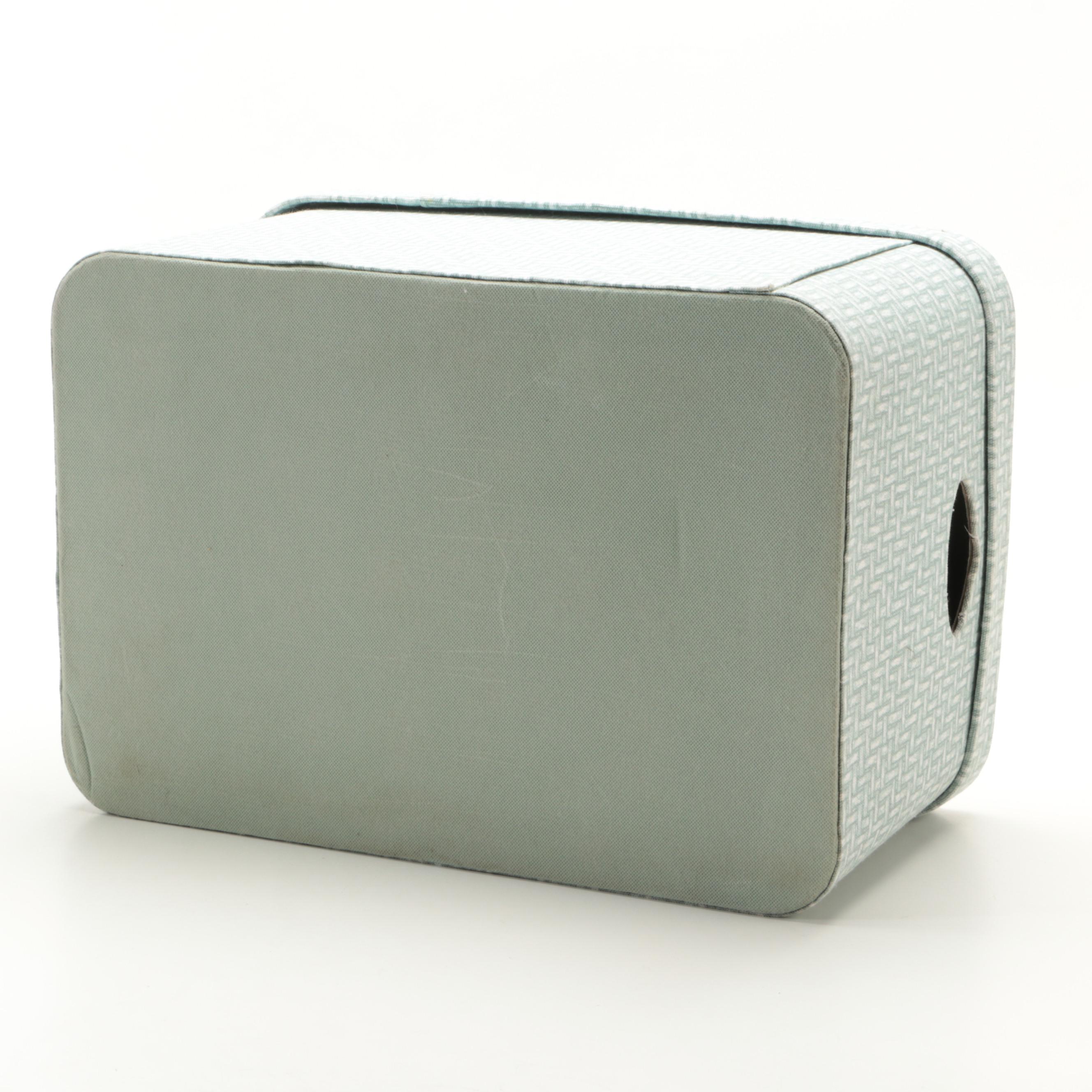 Padded Fabric Storage Box With Richards Homeware Stackable Jewelry ...