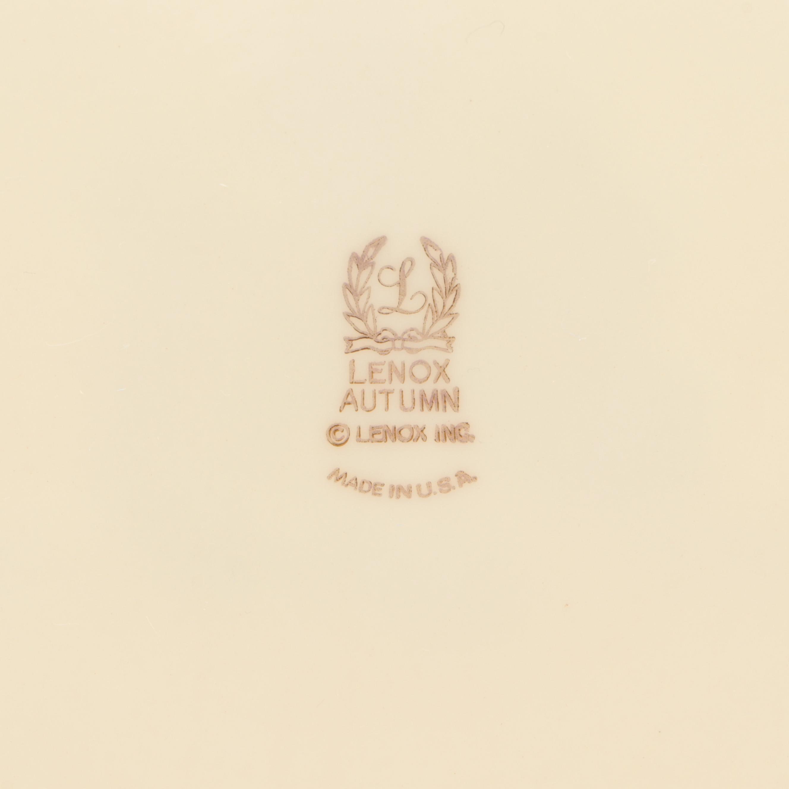 Lenox Presidential Collection "Autumn" Bone China Dinnerware | EBTH