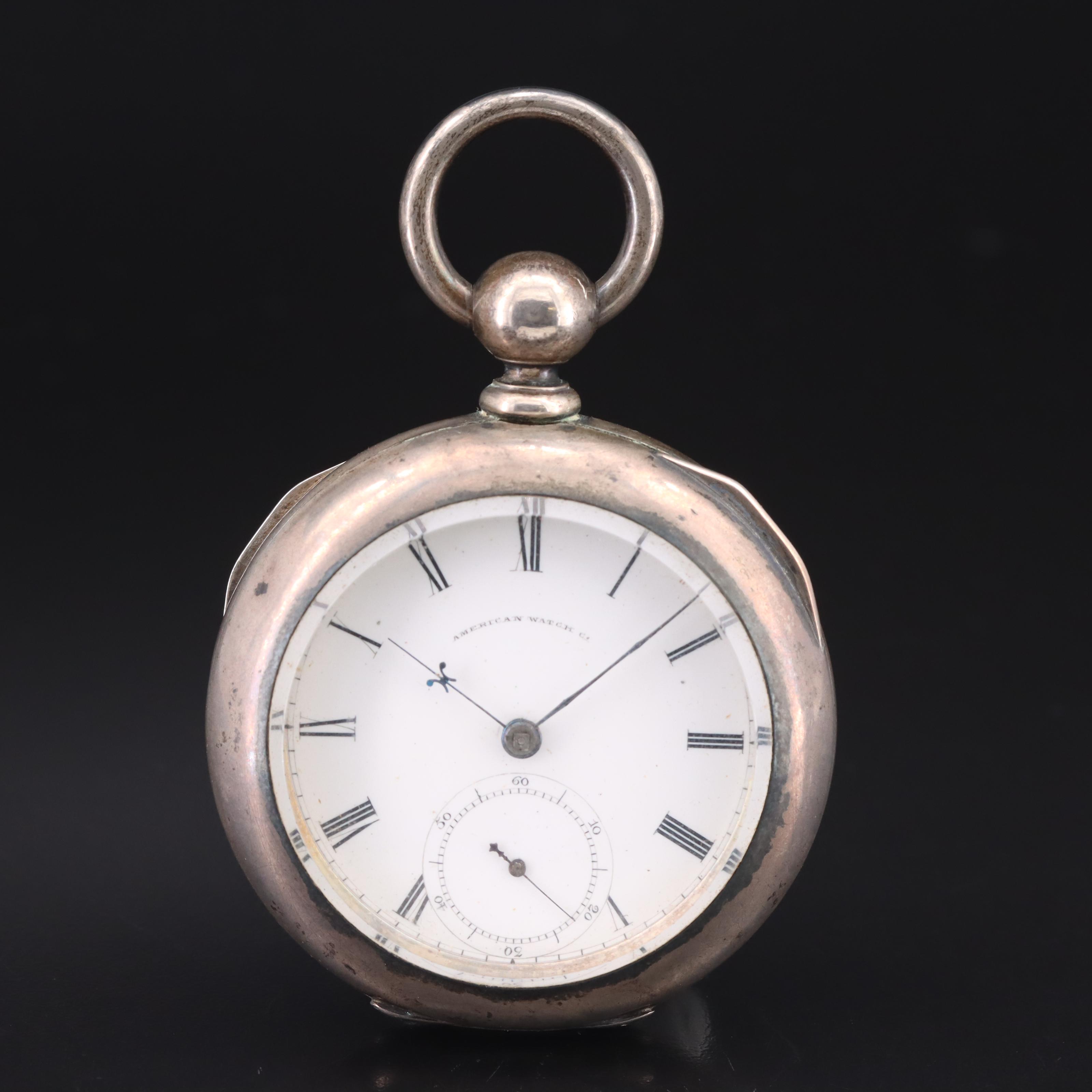 1860 Coin Silver American Waltham Pocket Watch | EBTH