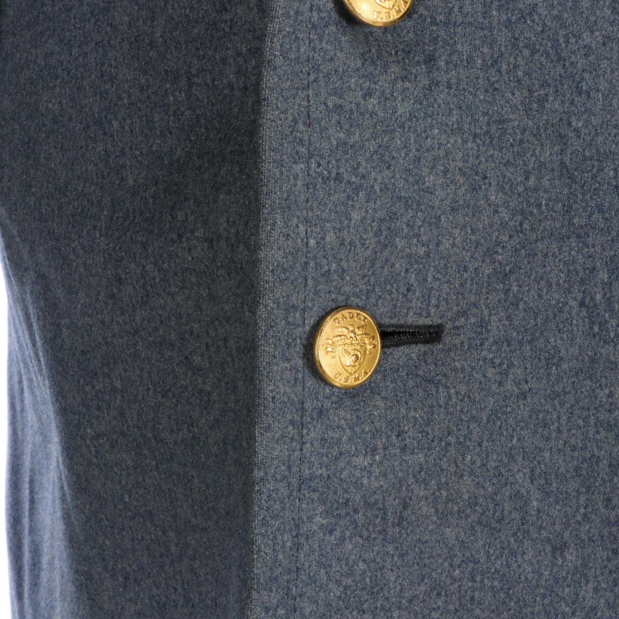 U.S.M.A. West Point Cadet Uniform Long Coat and Dress Grays, 1950s | EBTH