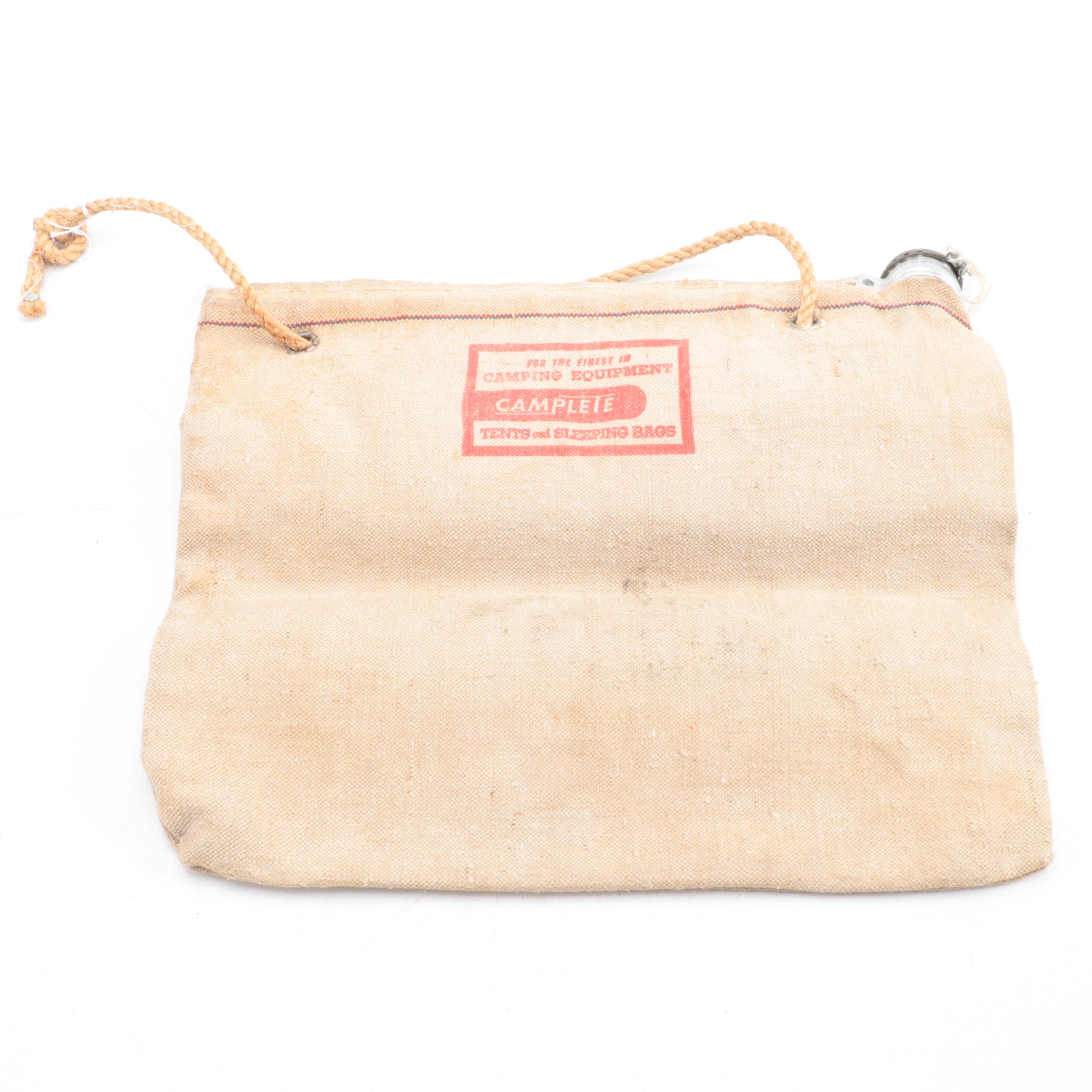 Ames Harris Neville Co. Desert Canvas Water Bag, Early 20th Century | EBTH