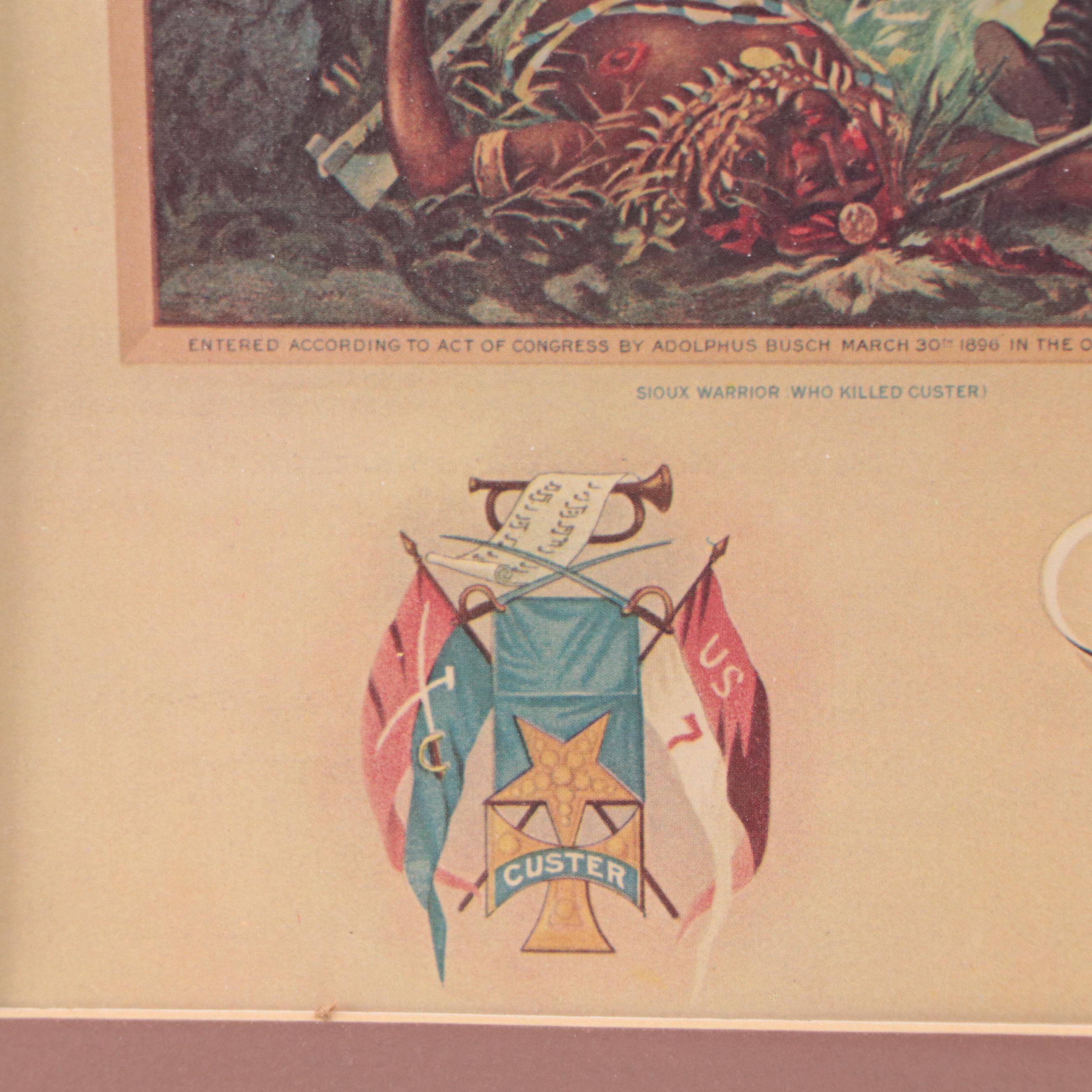 Anheuser Busch Brewing Association Offset Lithograph Poster After ...