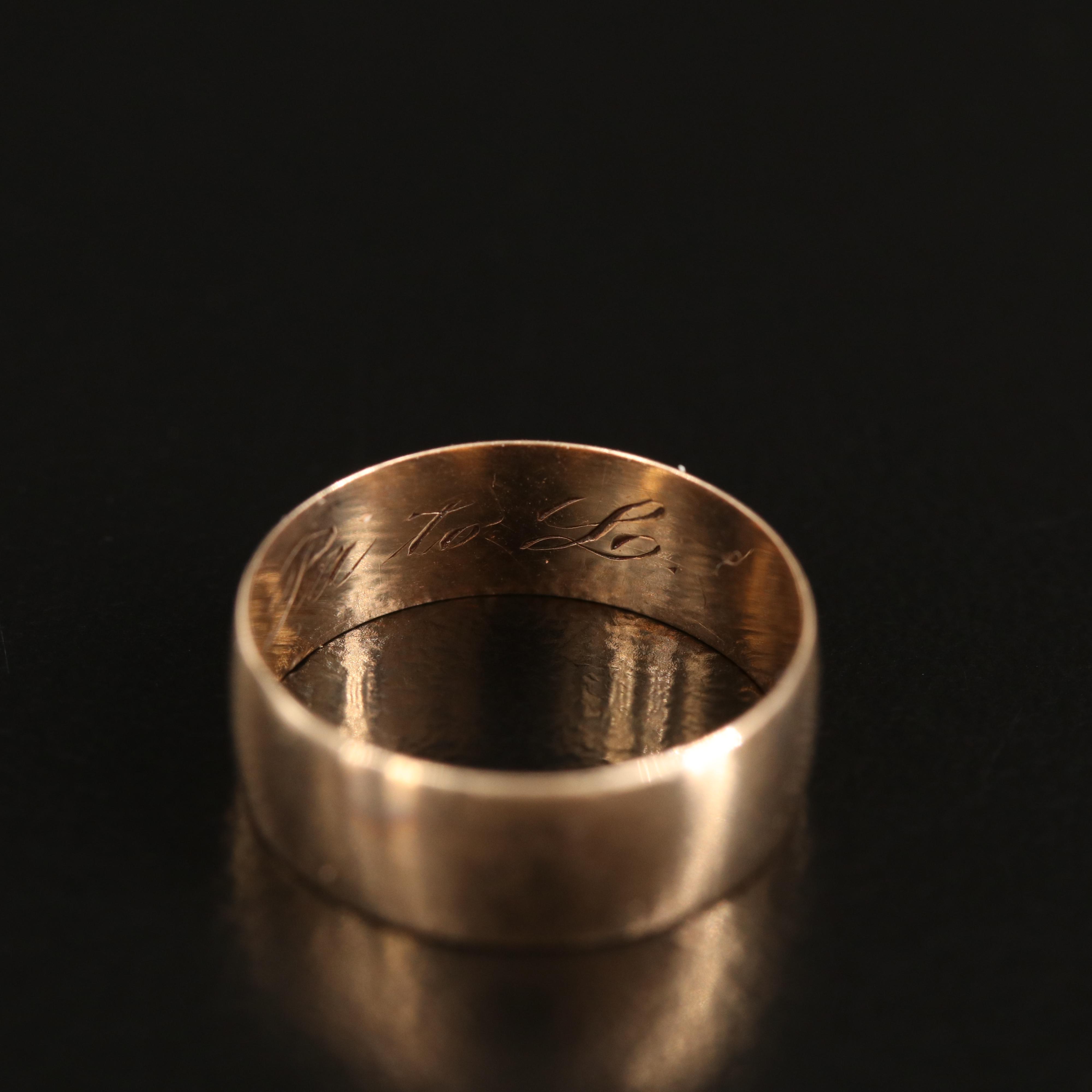 Vintage 12K Baby Rings | EBTH