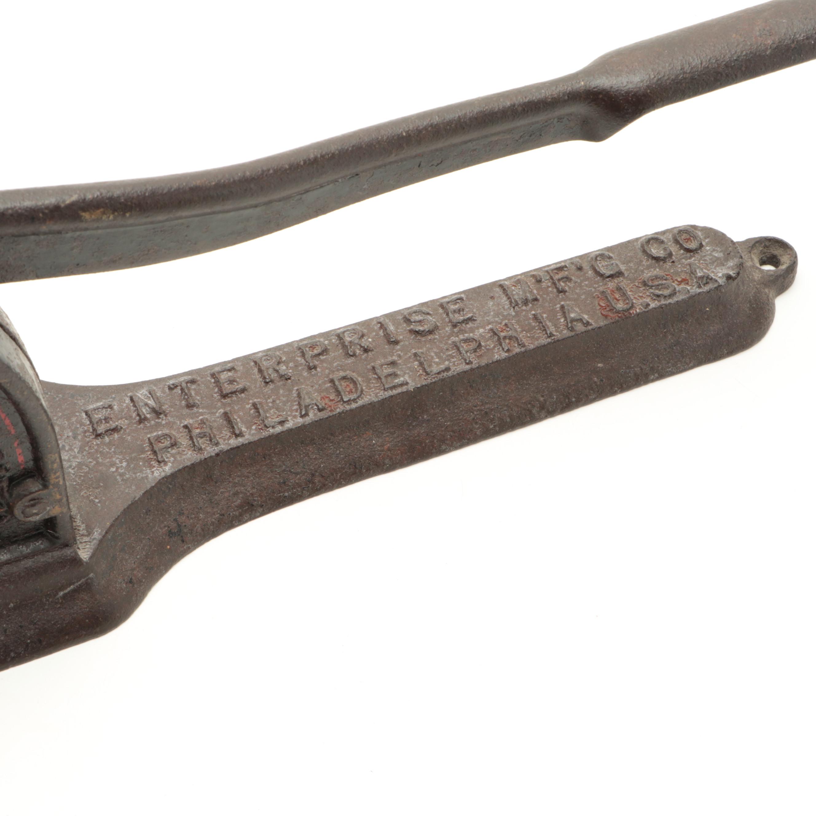 Champion Enterprise Cast Iron Tobacco Plug Cutter, Late 19th/ Early ...