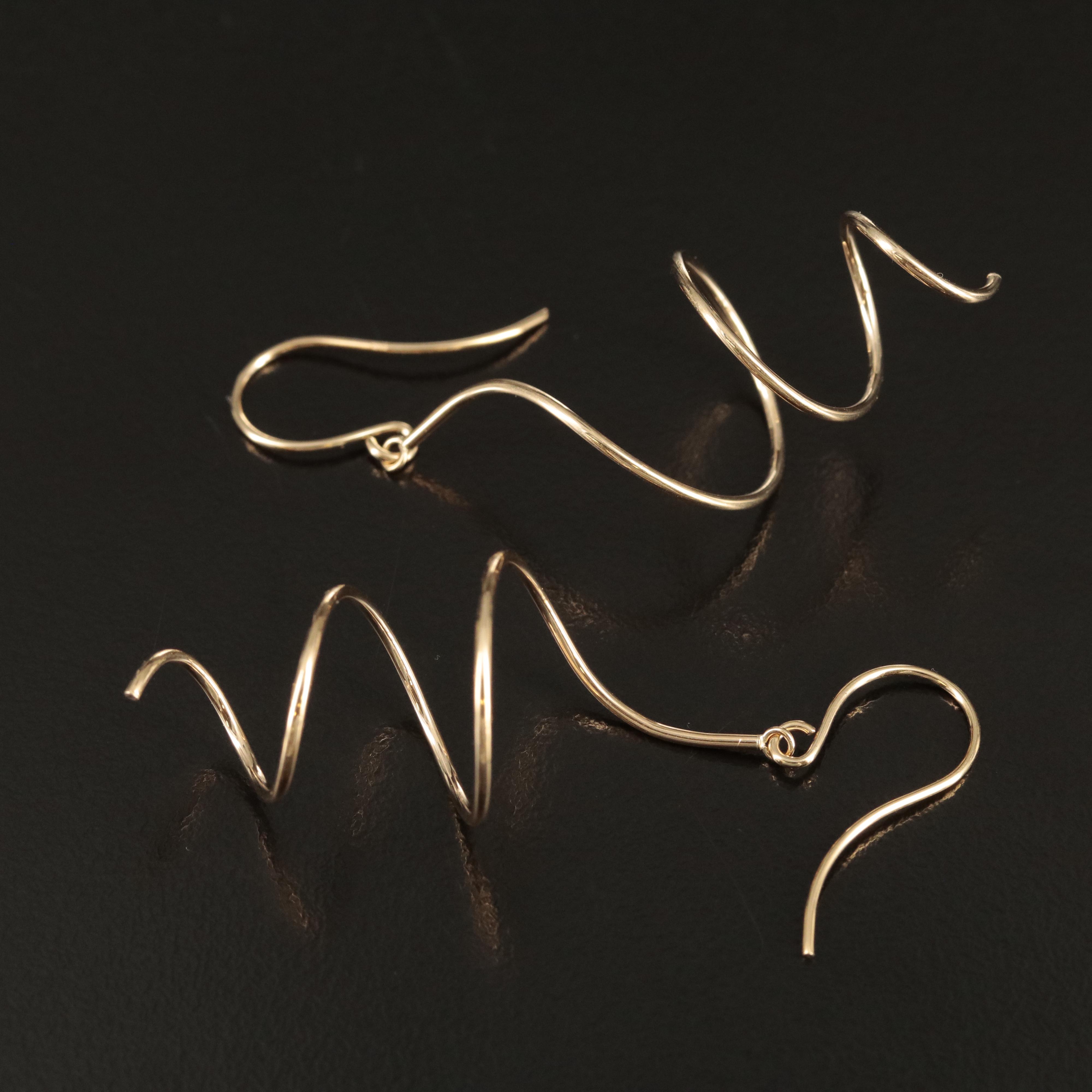 14K Spiral Earrings | EBTH