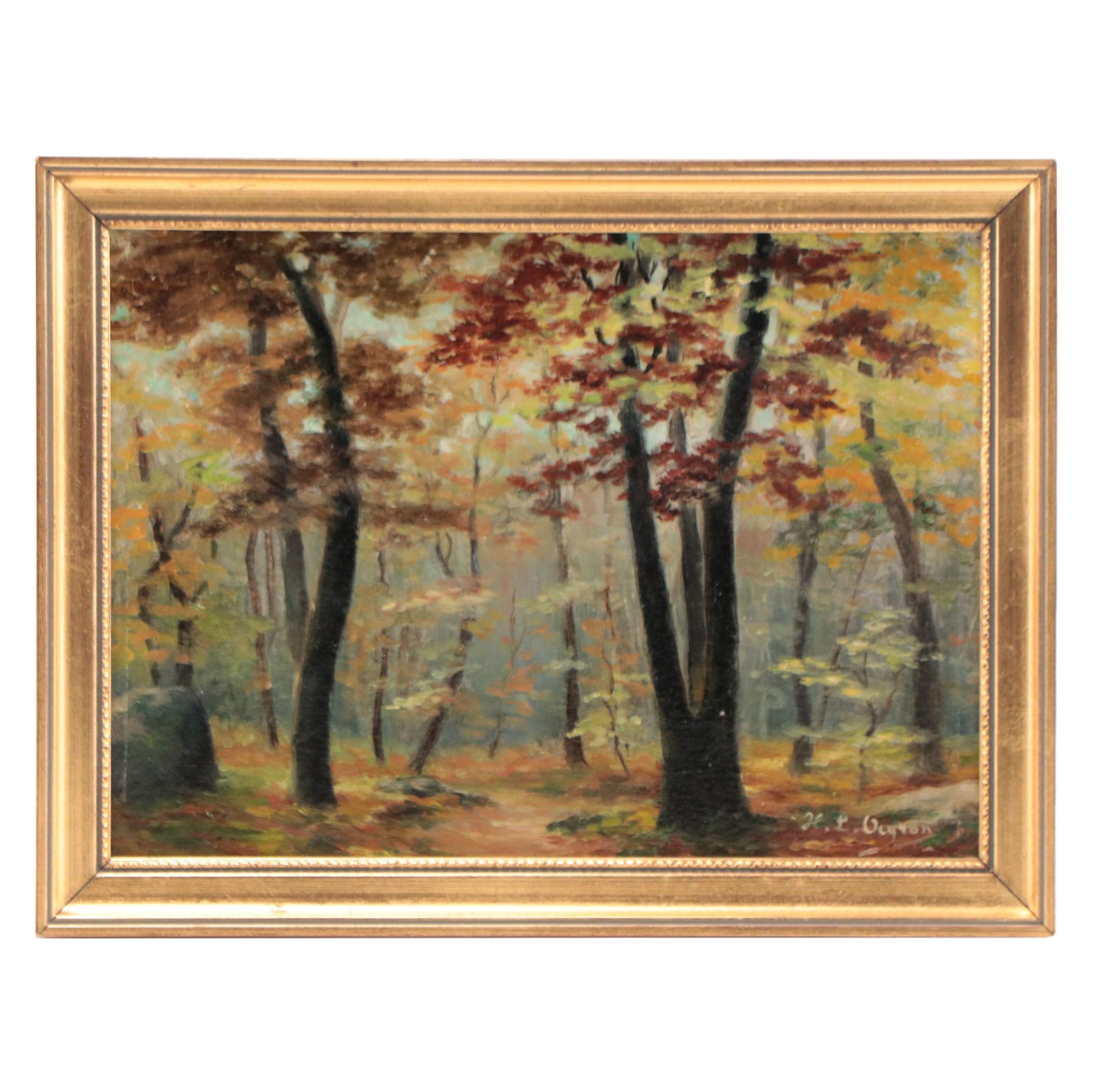 Forest Landscape Oil Painting | EBTH